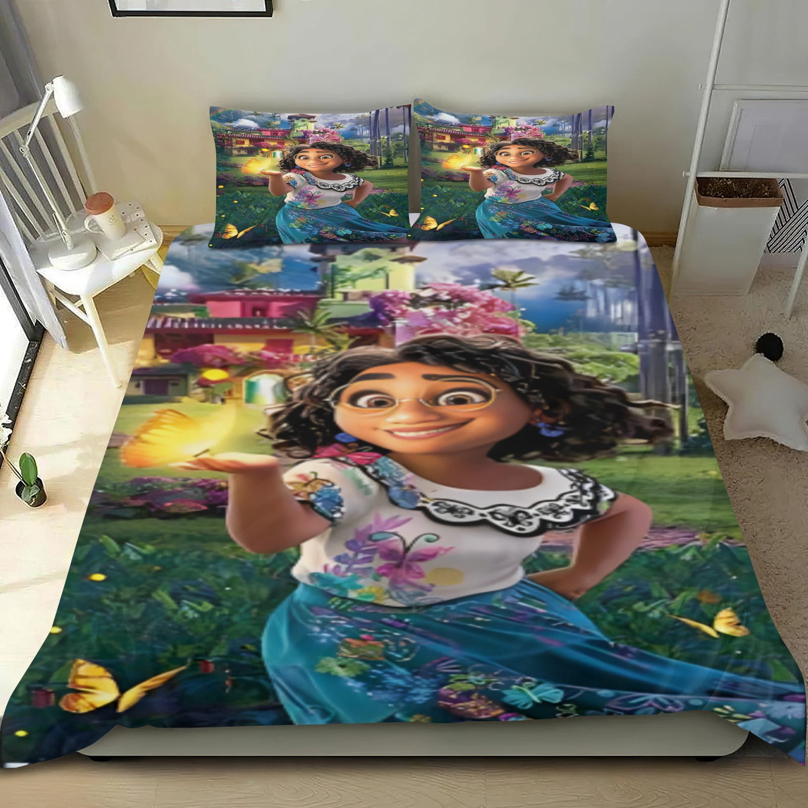Encanto thin bedding set has One duvet cover and two pillowcases,35" x ...
