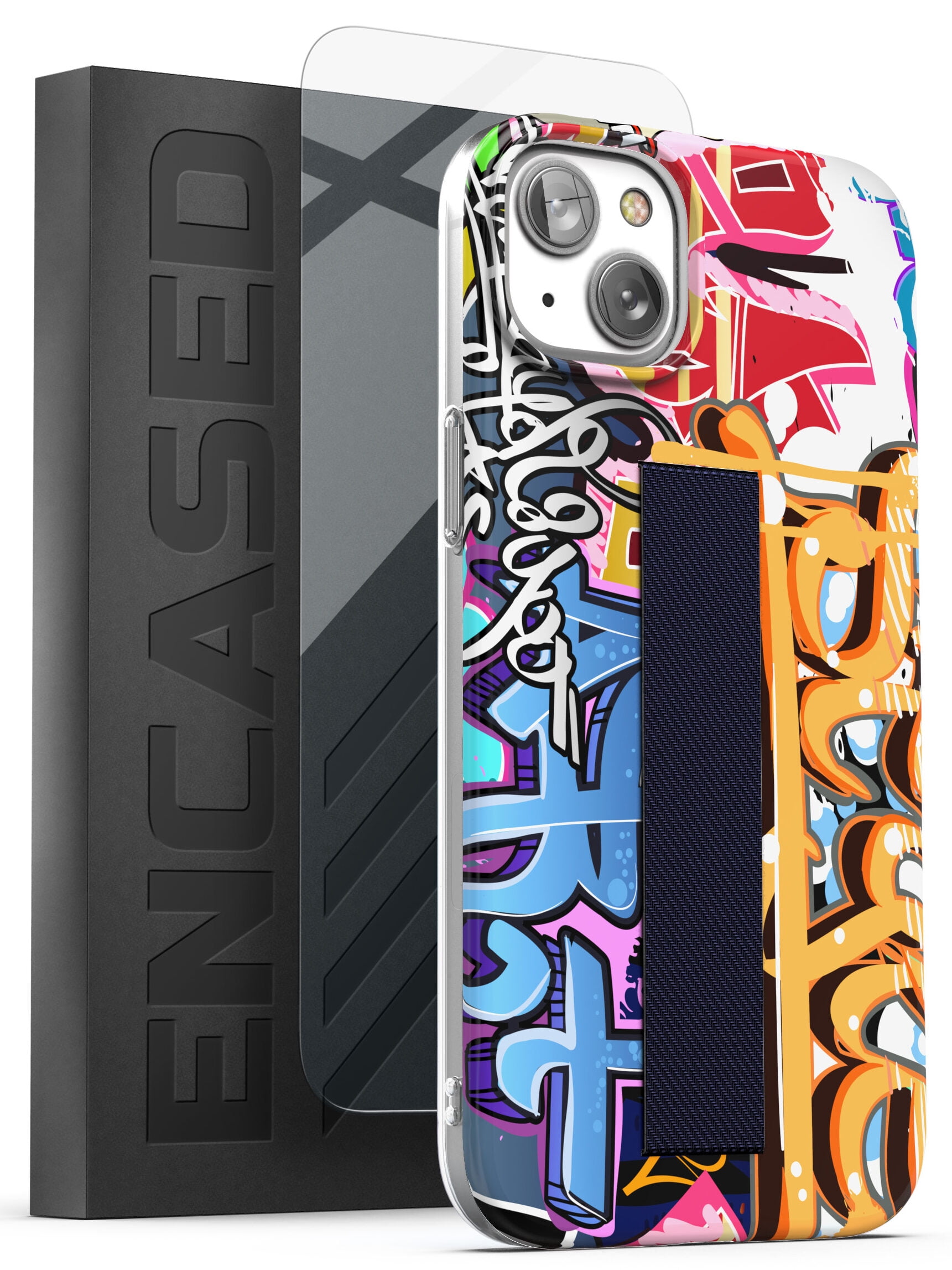 Encased Bando Series Designed for iPhone 14 Case with Hand Strap Loop ...