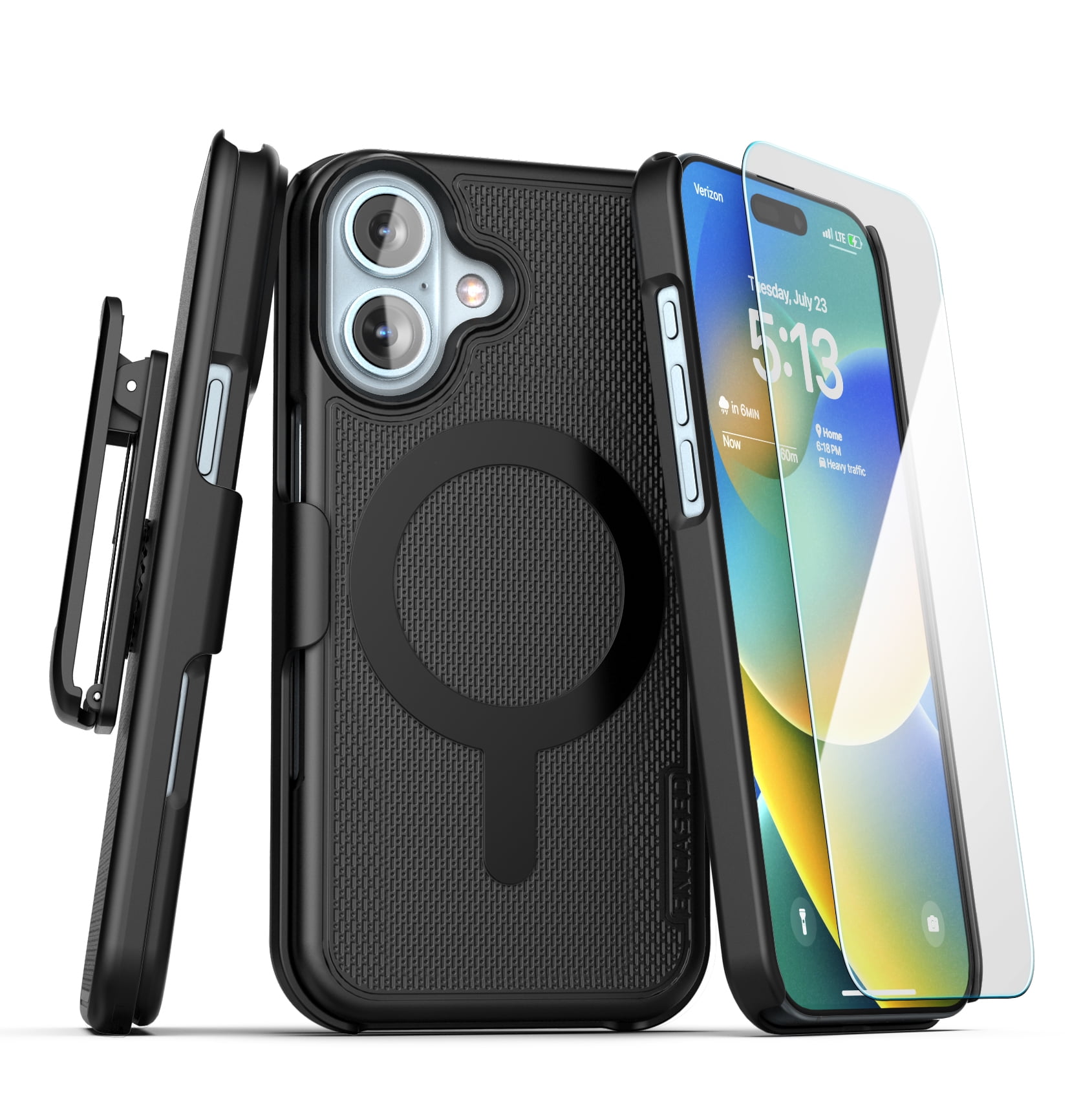 Encased Belt Clip Case for iPhone 16 - Compatible with MagSafe, Ultra ...