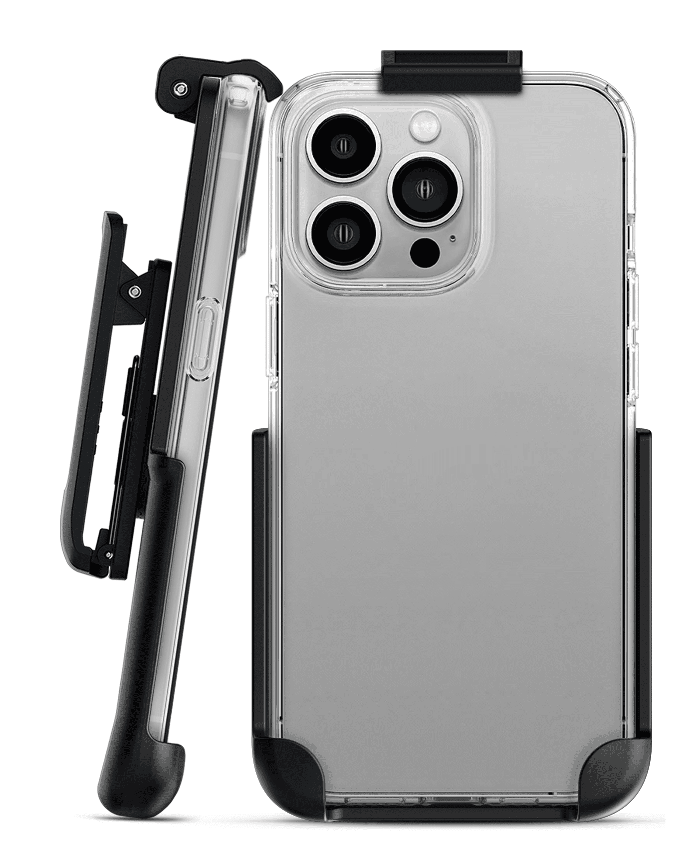 Encased Belt Clip Holster for Spigen Liquid Crystal Case Compatible with iPhone 13 Pro (Case not ...