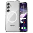 Encased Clear Case Designed for Samsung Galaxy S25 Plus (2025) Magnetic Slim Cover, Compatible ...