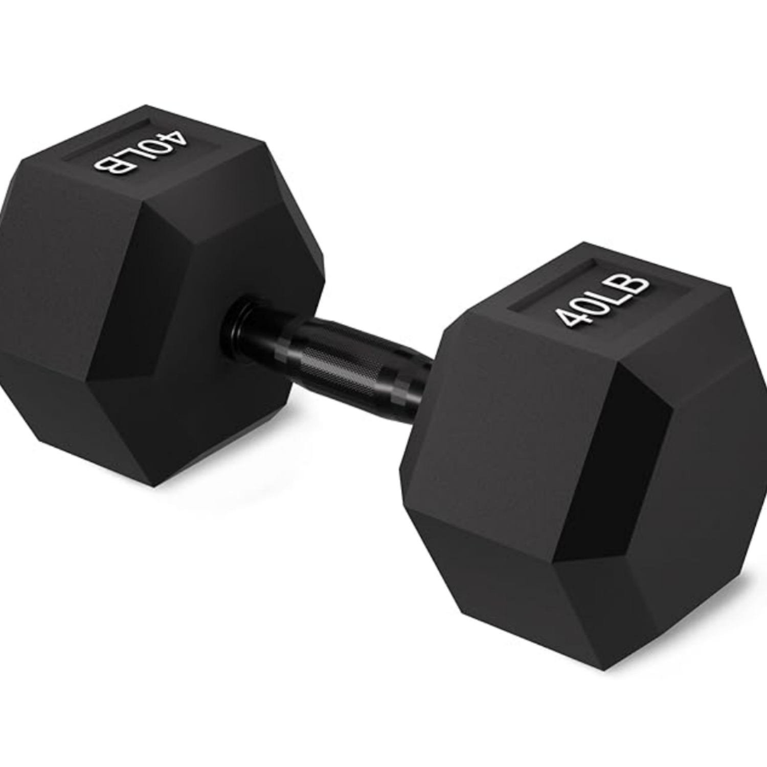 Encased Exercise & Fitness Hex Dumbbell, Hand Weights with Anti-Slip ...