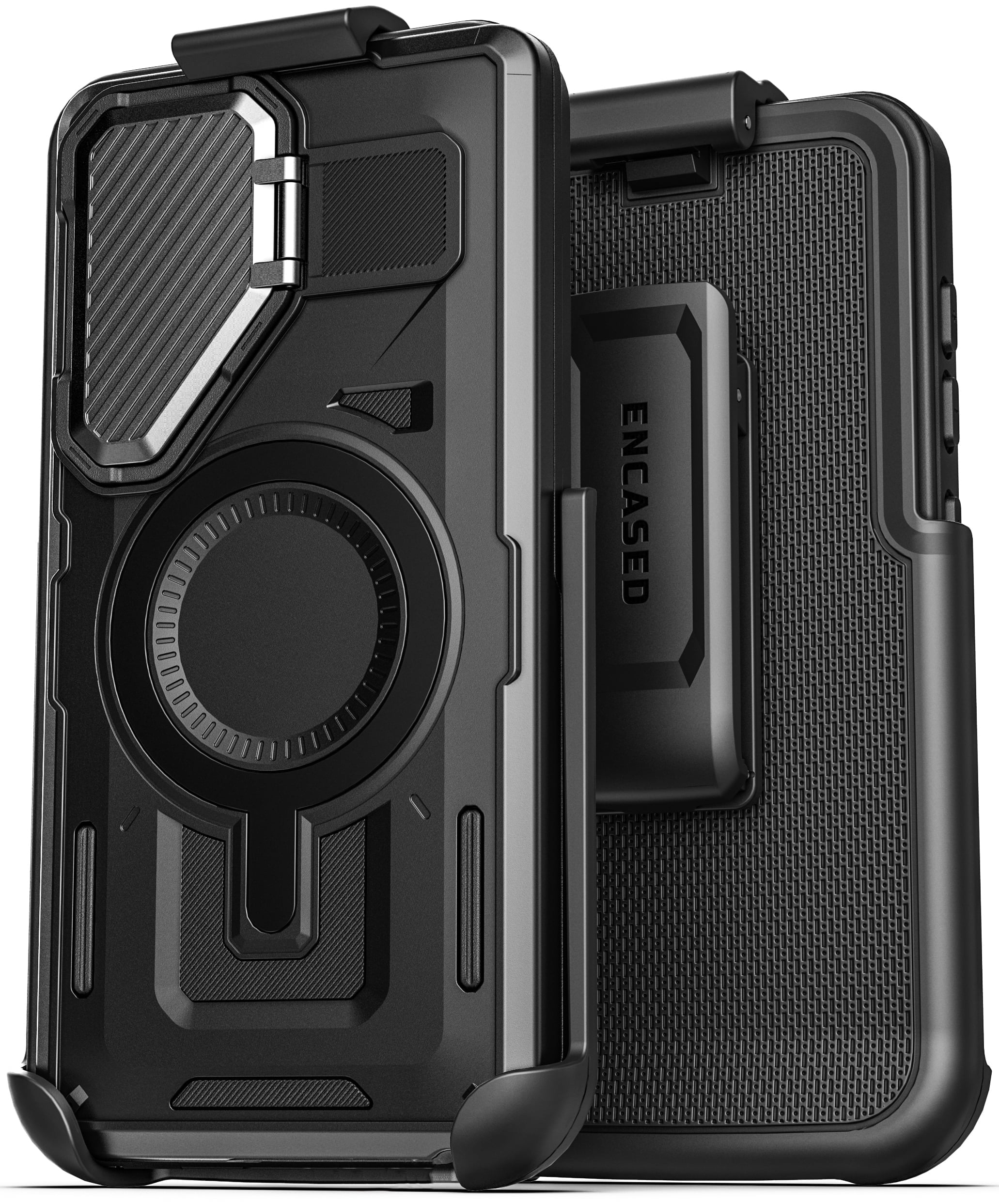 Encased Explorer Series for Samsung Galaxy S25 Plus Case with Belt Clip Holster (S25+) Heavy ...