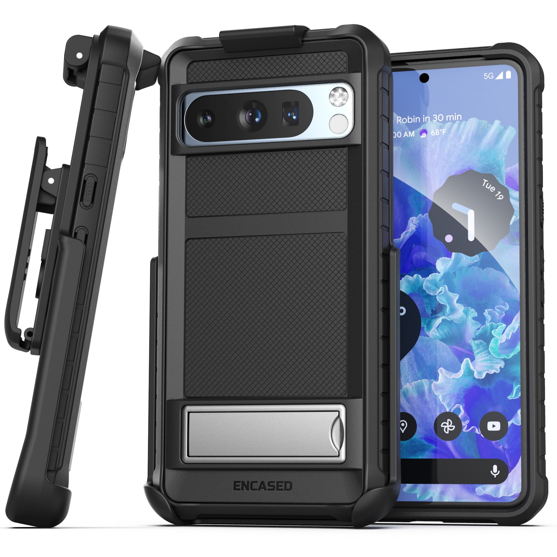 Encased Falcon Armor Designed for Google Pixel 8 Pro Case with Screen ...