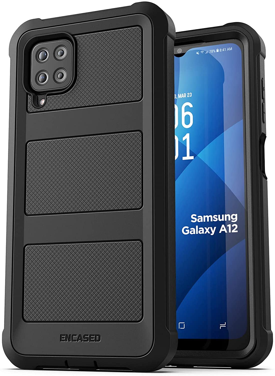 Falcon Armor Galaxy A12 - Heavy Duty Full Body Case with Screen ...