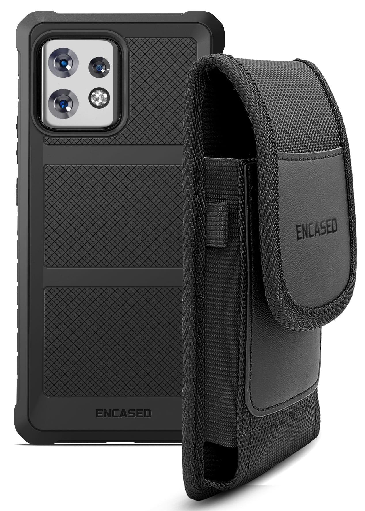 Encased Falcon Designed for Motorola Edge Plus 2023 Case with Belt Clip ...