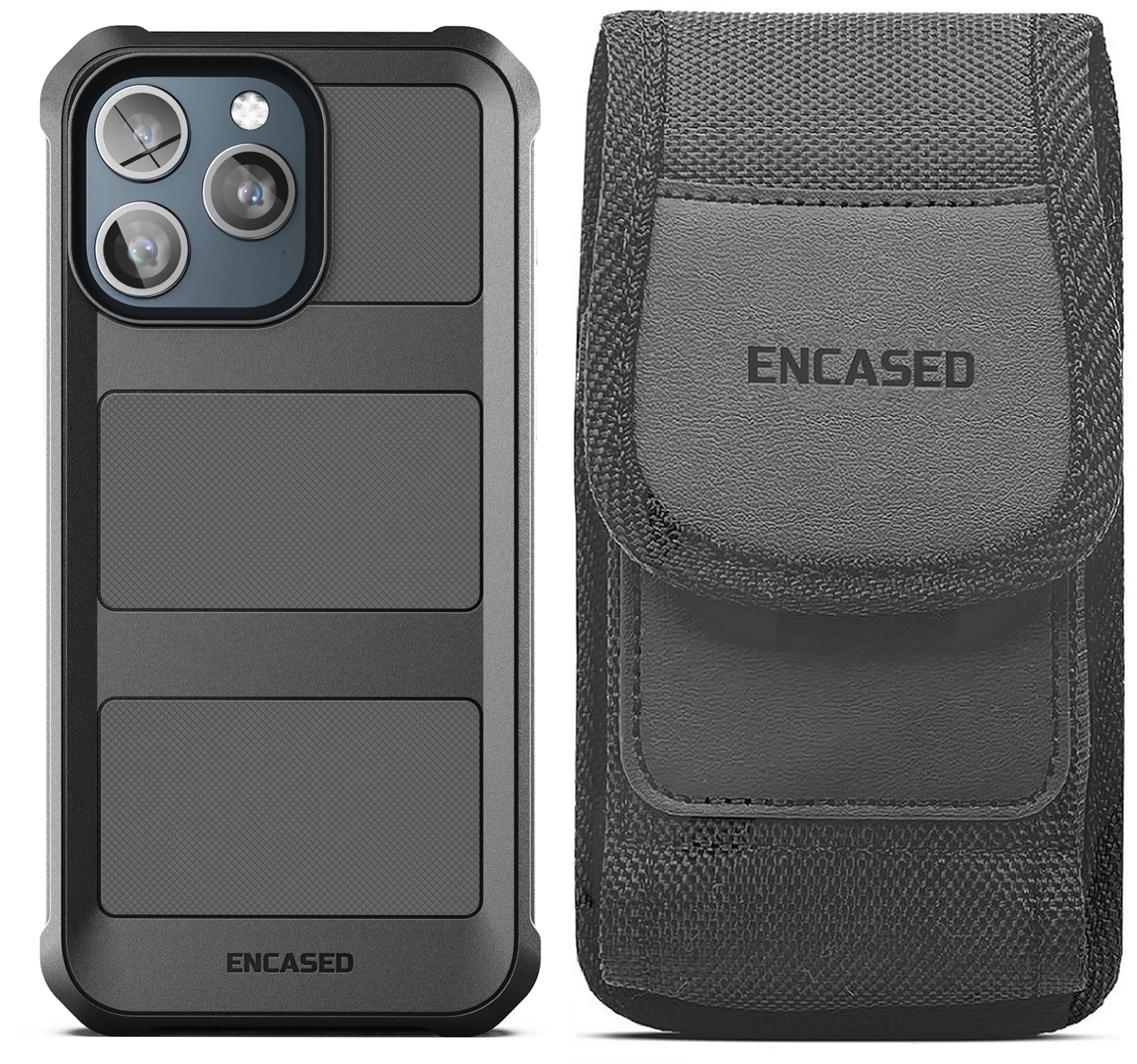 Encased Falcon Designed for iPhone 15 Pro Max Belt Clip Holster Pouch ...