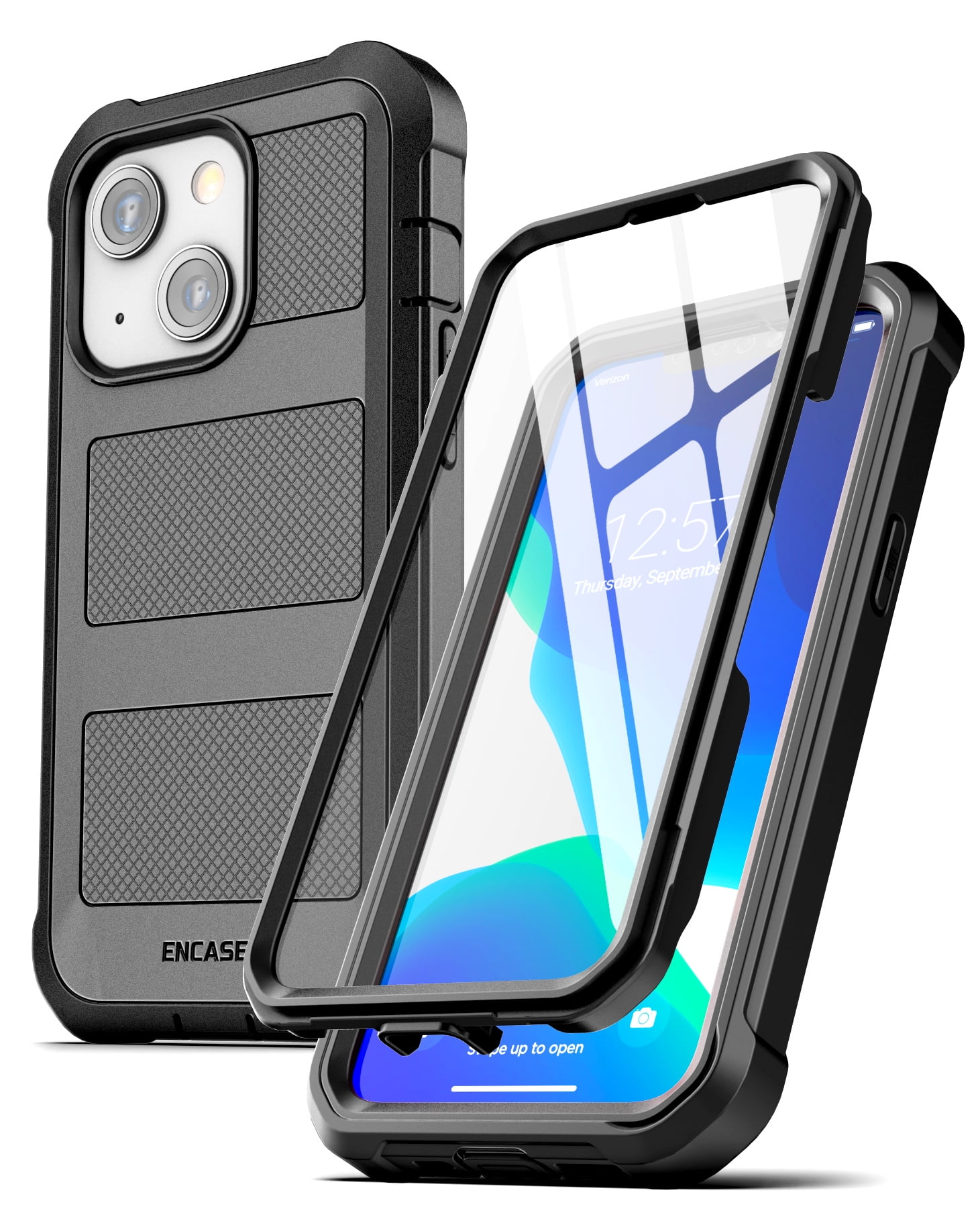 Encased FalconShield Designed for iPhone 13 Mini Case with Screen ...