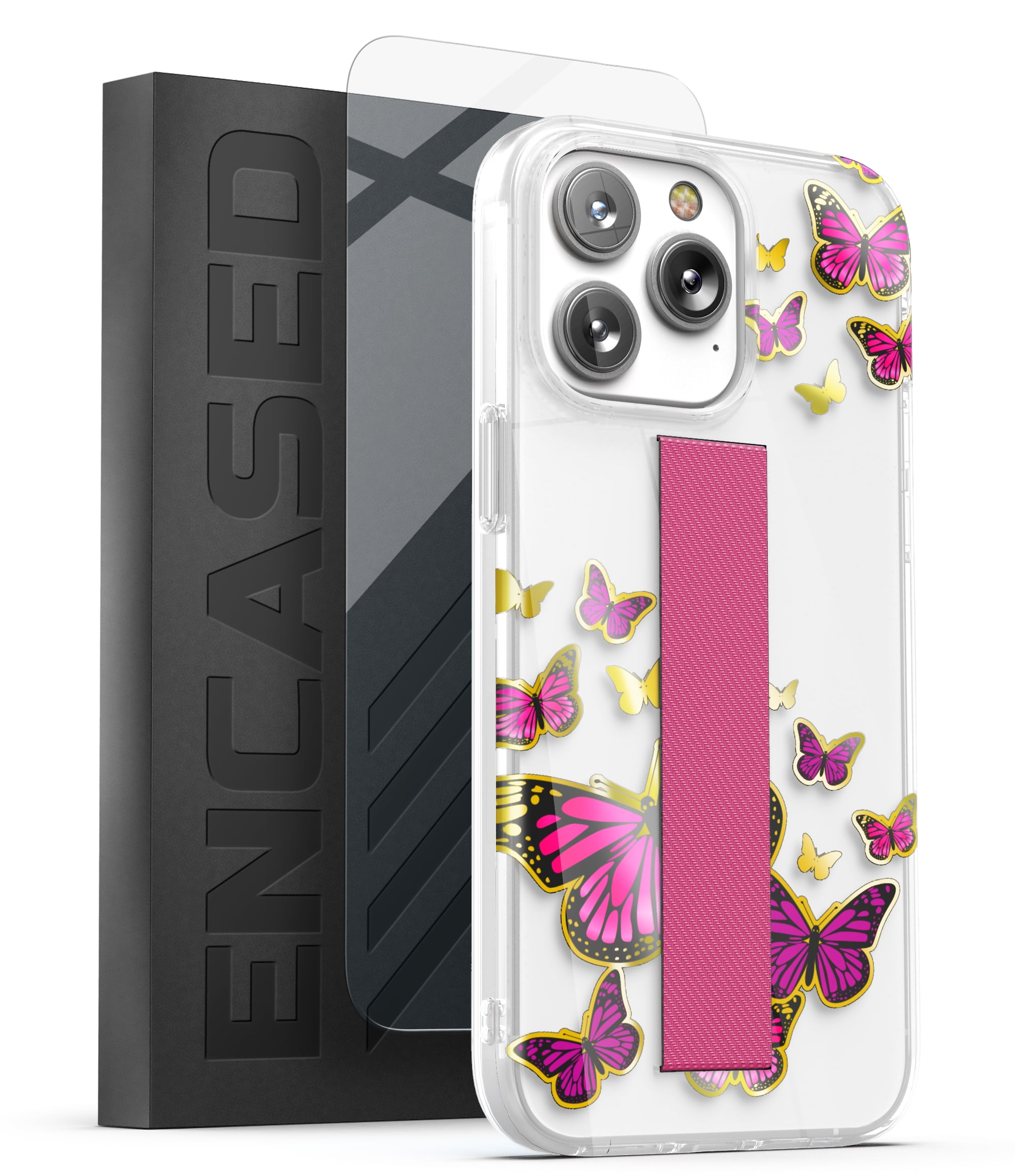 Encased Hand Grip Case Designed for iPhone 14 Pro Case with Finger Loop ...