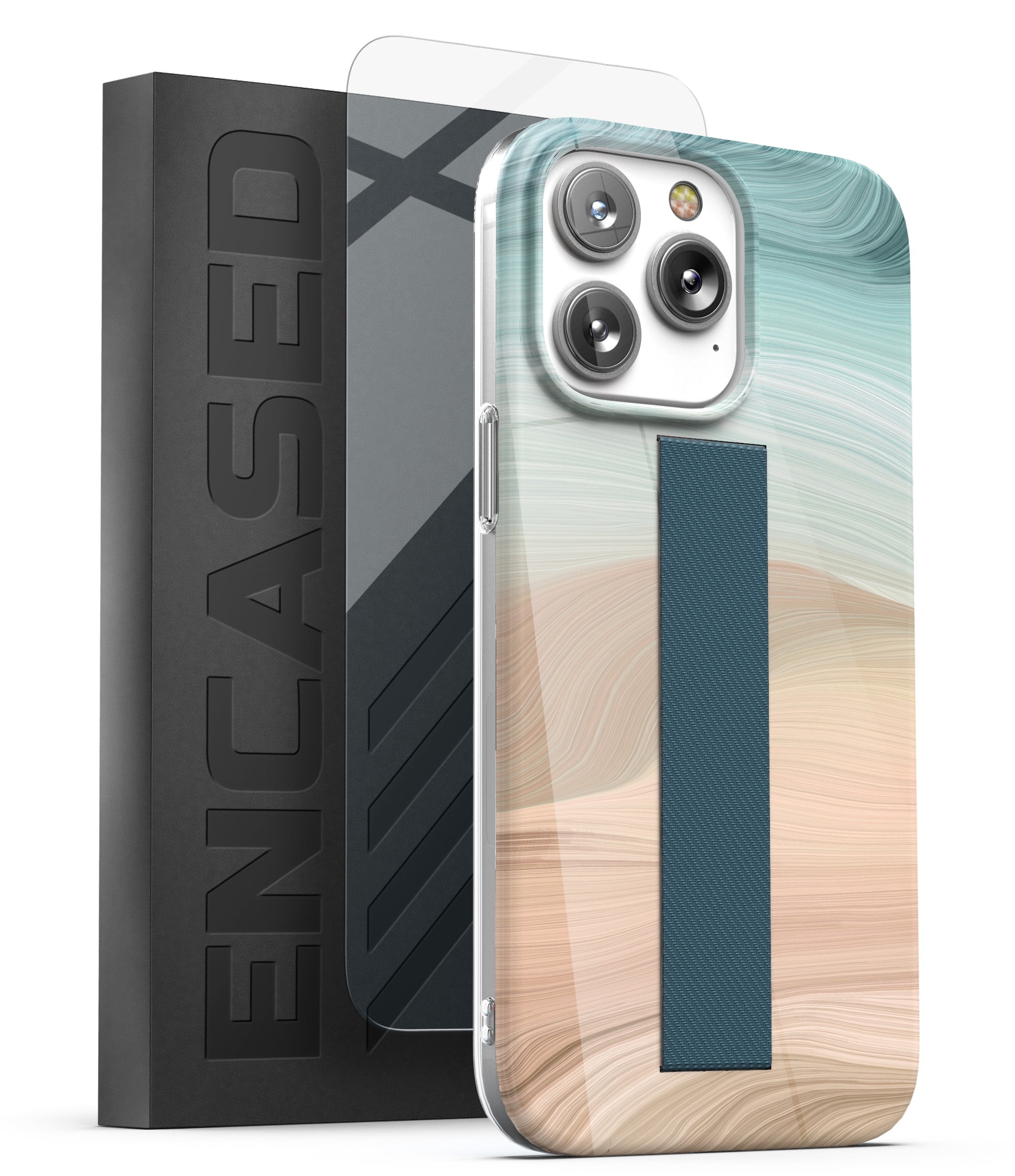Encased Hand Strap Case Designed for iPhone 14 PRO Case with Finger ...