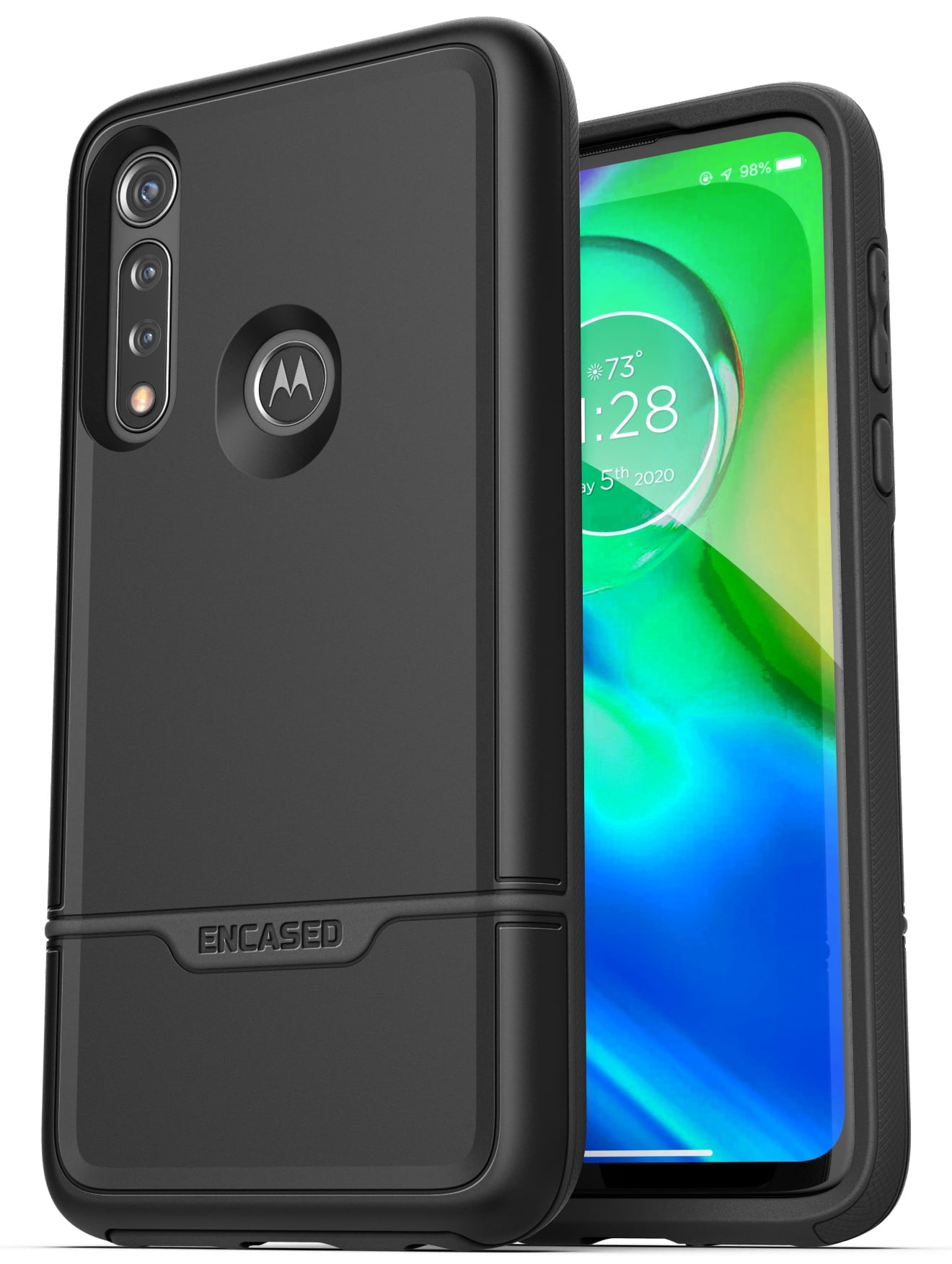 Encased Heavy Duty Moto G Power Case (2020 Rebel Armor) Military Grade ...