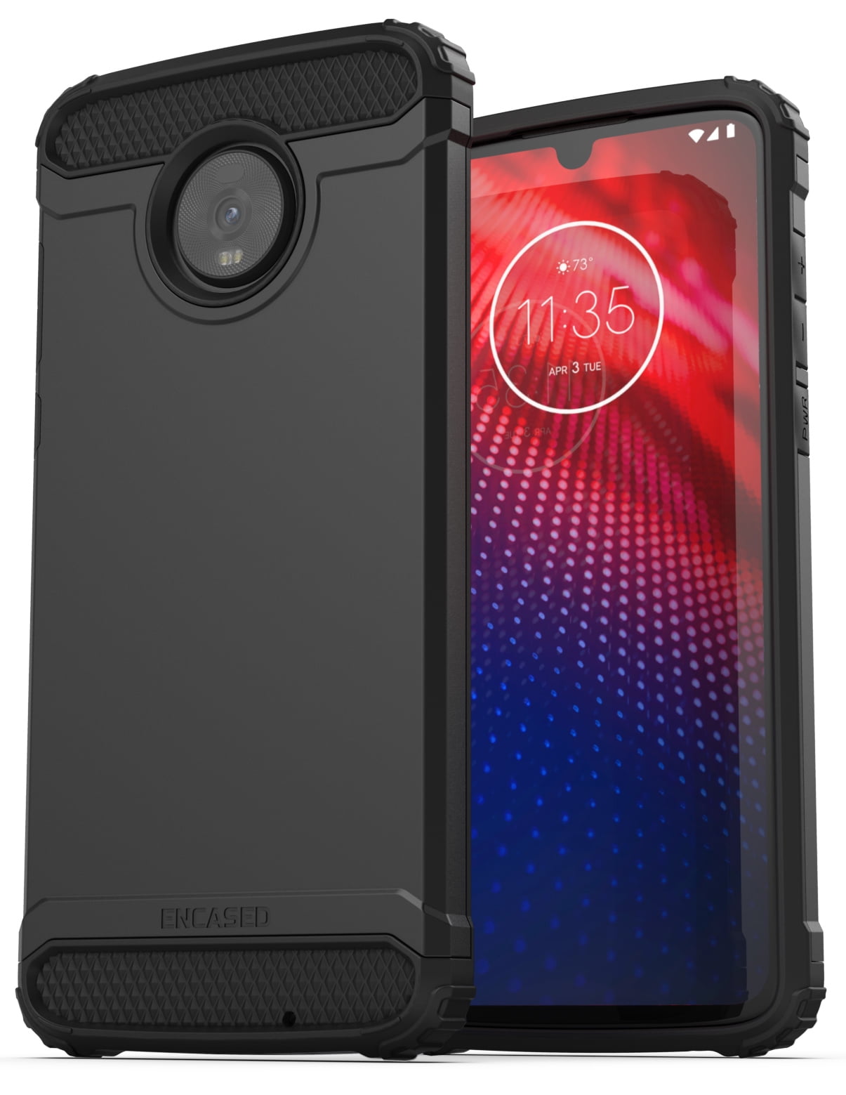 Encased Heavy Duty Moto Z4 Case, Scorpio Series, Rugged Protection ...