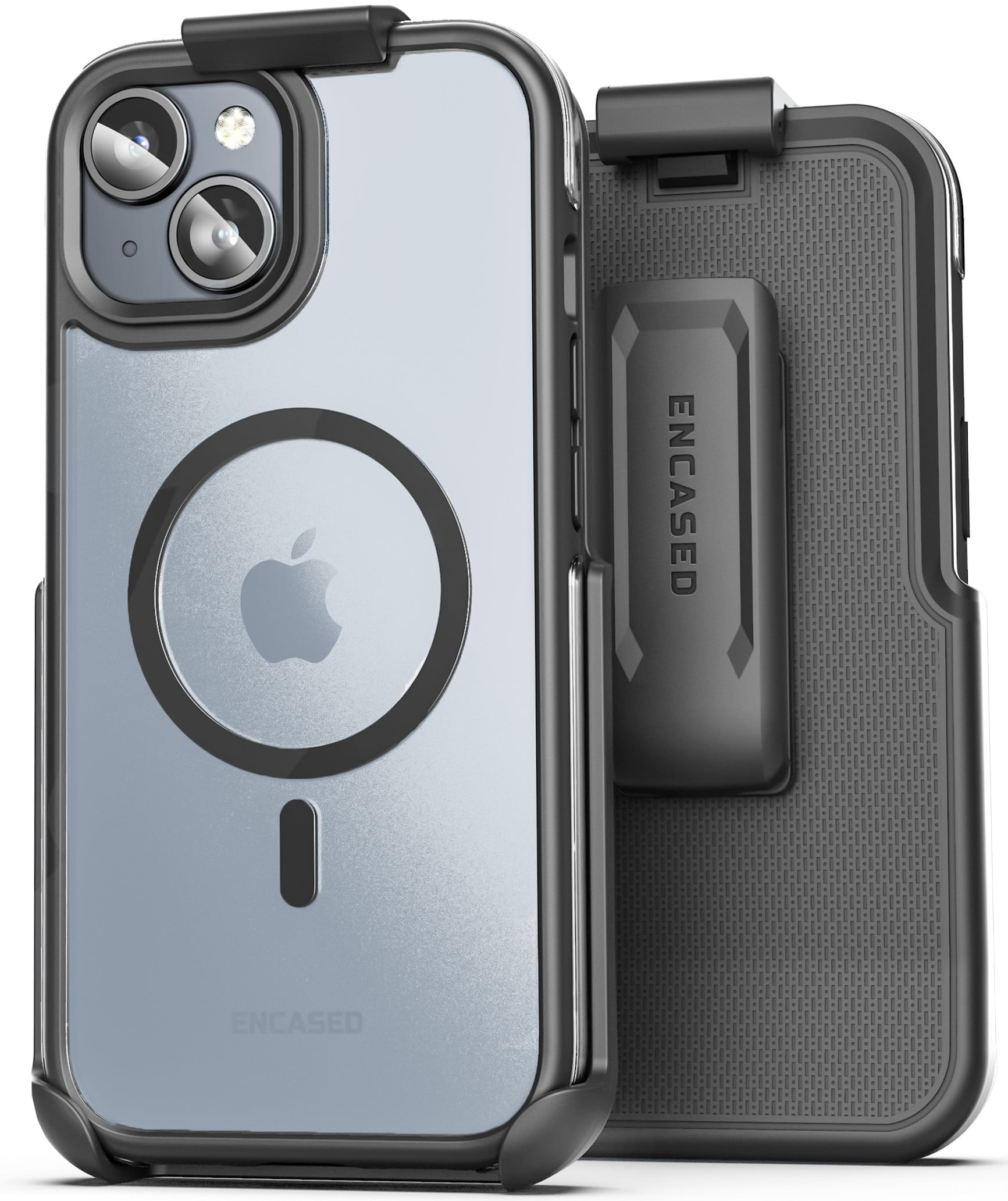 Encased MAG Case Designed for iPhone 15 Belt Case with Holster Clip ...