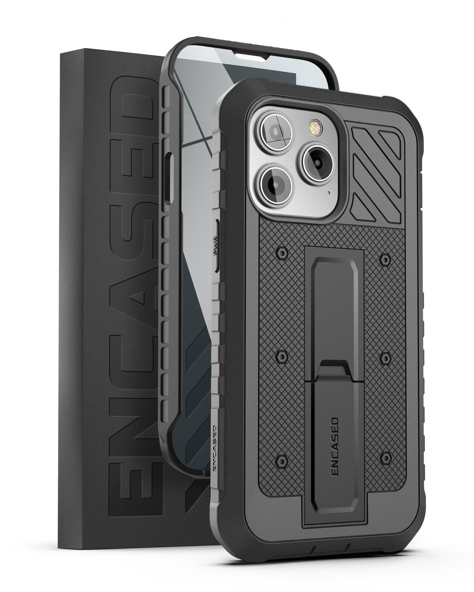 Encased Pantera Armor Designed for iPhone 14 PRO Case with Screen ...