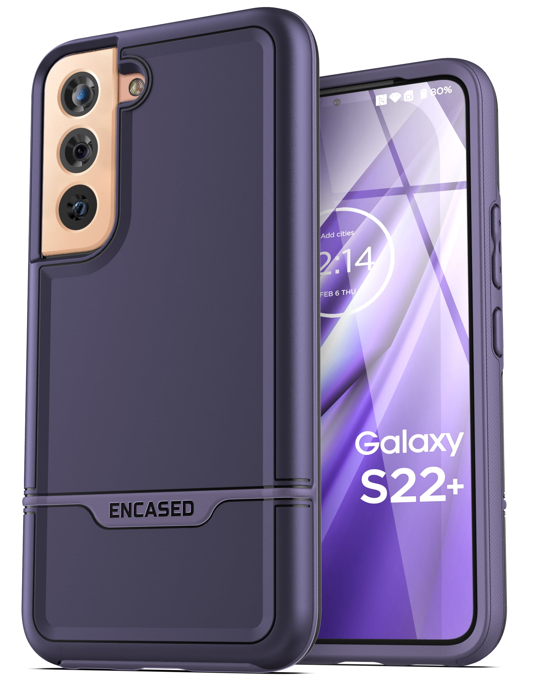 Encased Rebel Series for Samsung Galaxy S22 Plus Case, Protective Heavy ...