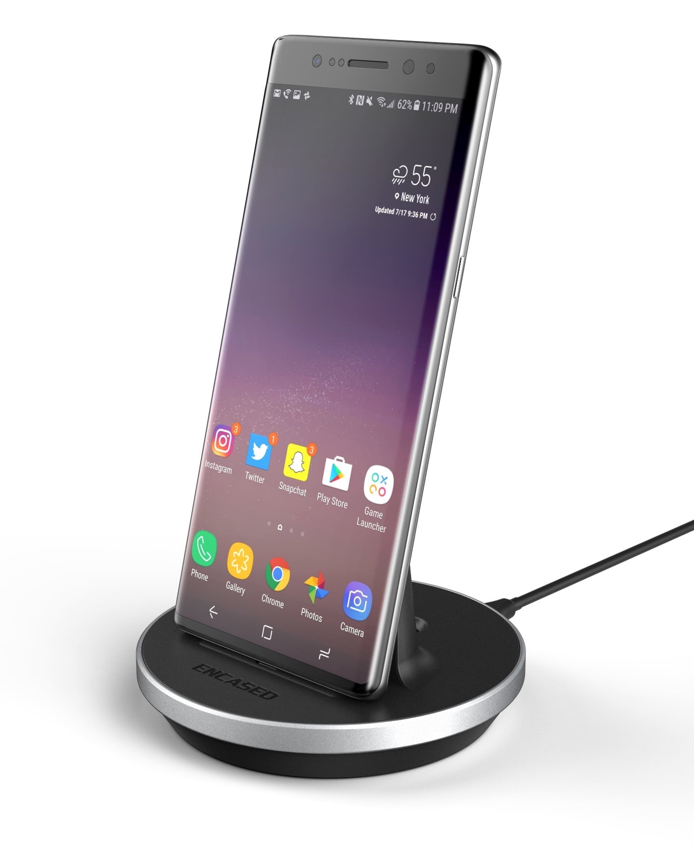 Encased Samsung Galaxy Note 9 Charger QuickCharge 3.0 Compatible USB C ...