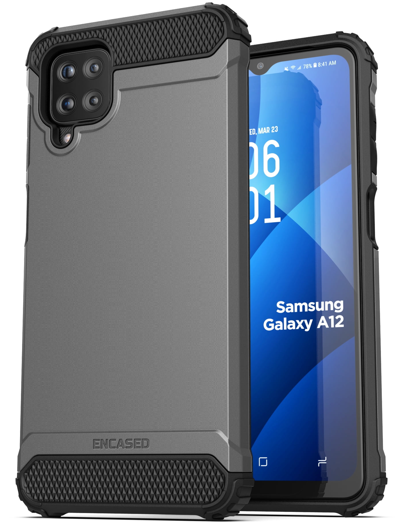 Encased Scorpio Armor Designed for Galaxy A12 Case, Protective Rugged ...