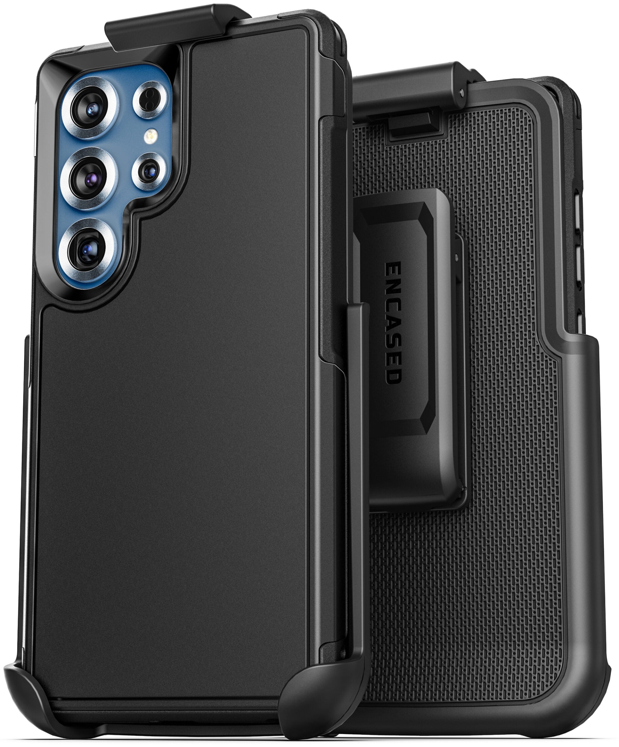 Encased Shockproof Case for Samsung Galaxy S25 Ultra, with Belt Clip Holster (Compatible with ...