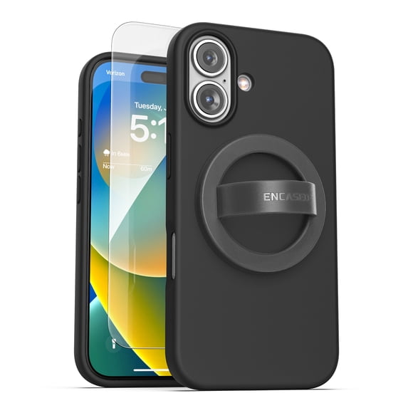 Encased Silicone Grip Case for iPhone 16 Plus with Removable Magnetic ...