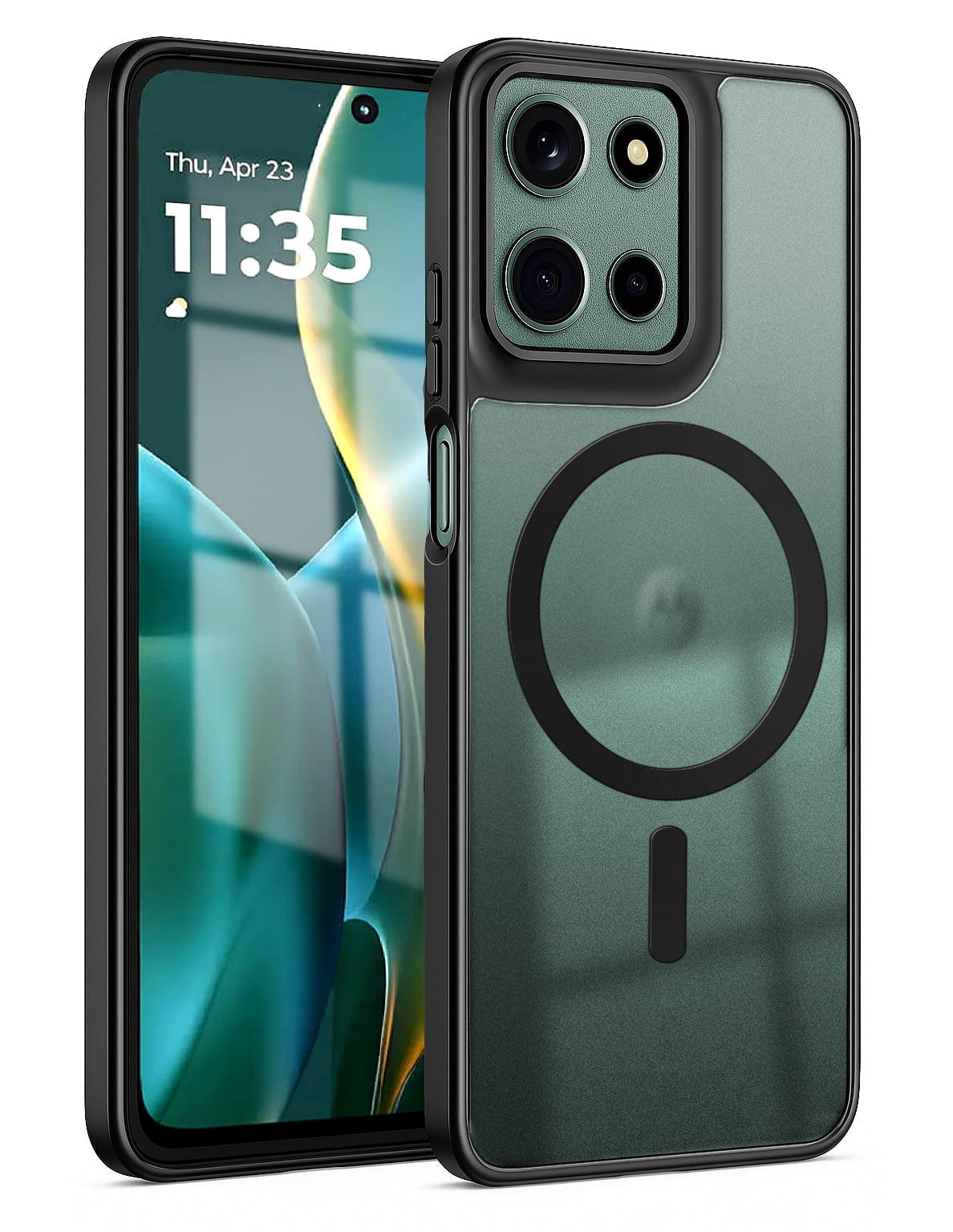 Encased SlimShield for Moto G 2025 Case - Dual Hybrid Translucent Cover ...