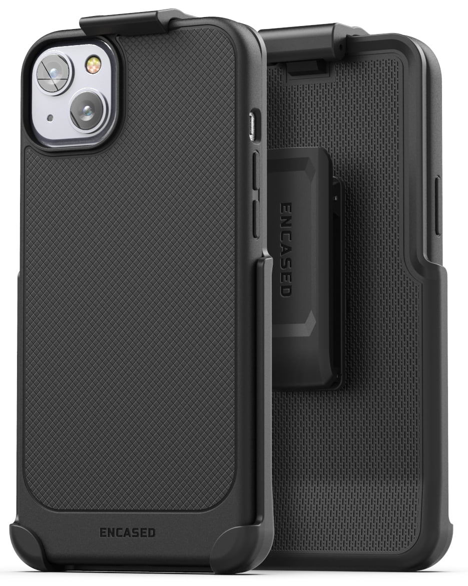 Encased iPhone 14 Thin Armor Case with Belt Clip Holster, Slim Fit ...