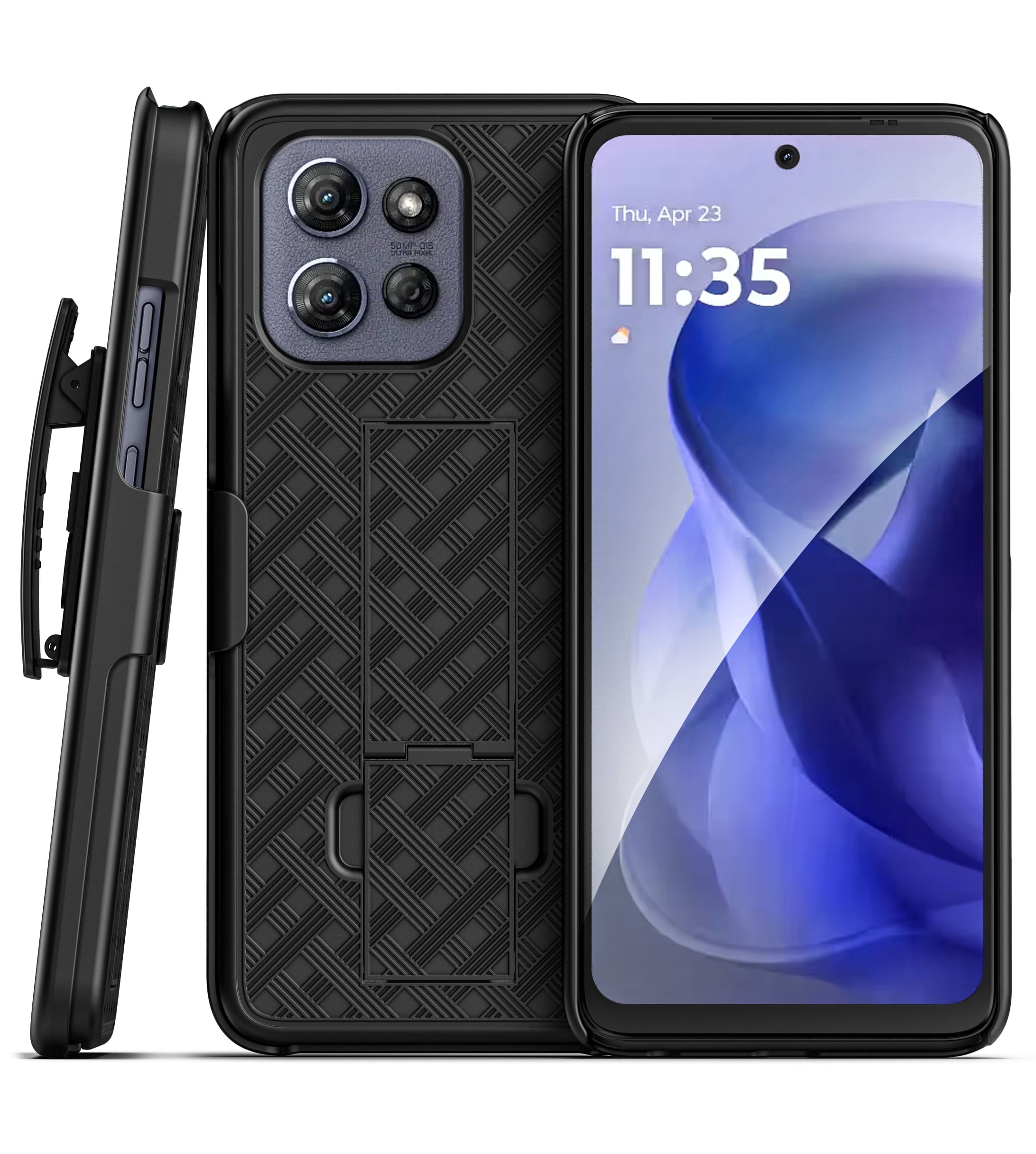 Encased Moto G Power 2025 Case, Belt Clip Holster Kickstand - Walmart.com