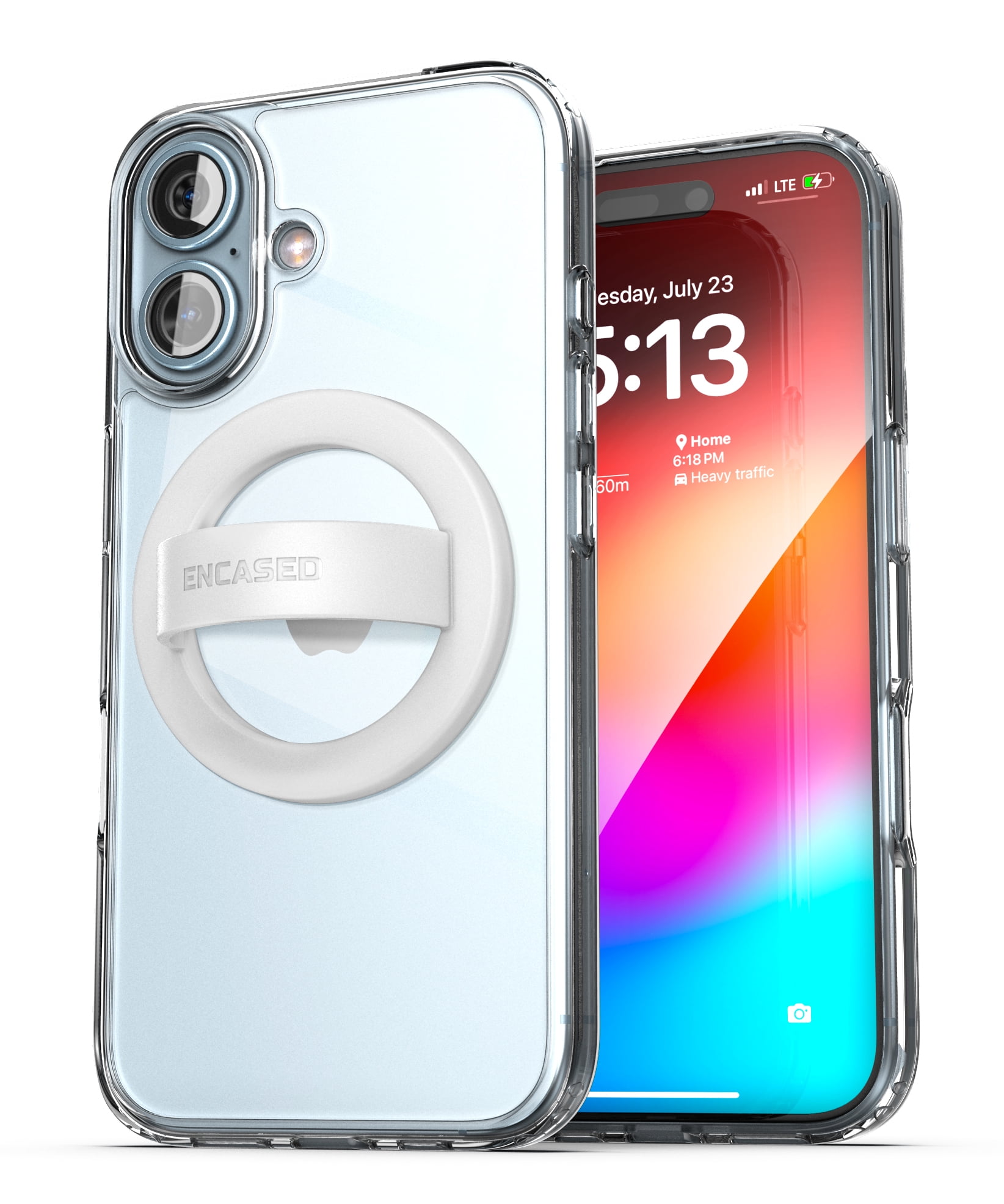 Encased for iPhone 16 Case with Magnetic Phone Holder Grip (Compatible ...