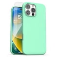 Encased for iPhone 16 Pro Silicone Case with Screen Protector, Silk ...