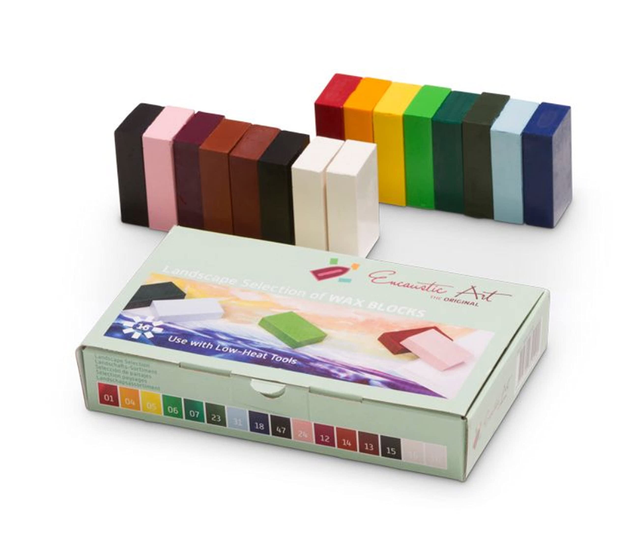 Encaustic Art The Original -LANDSCAPE SELECTION Set of 16 - Encaustic ...