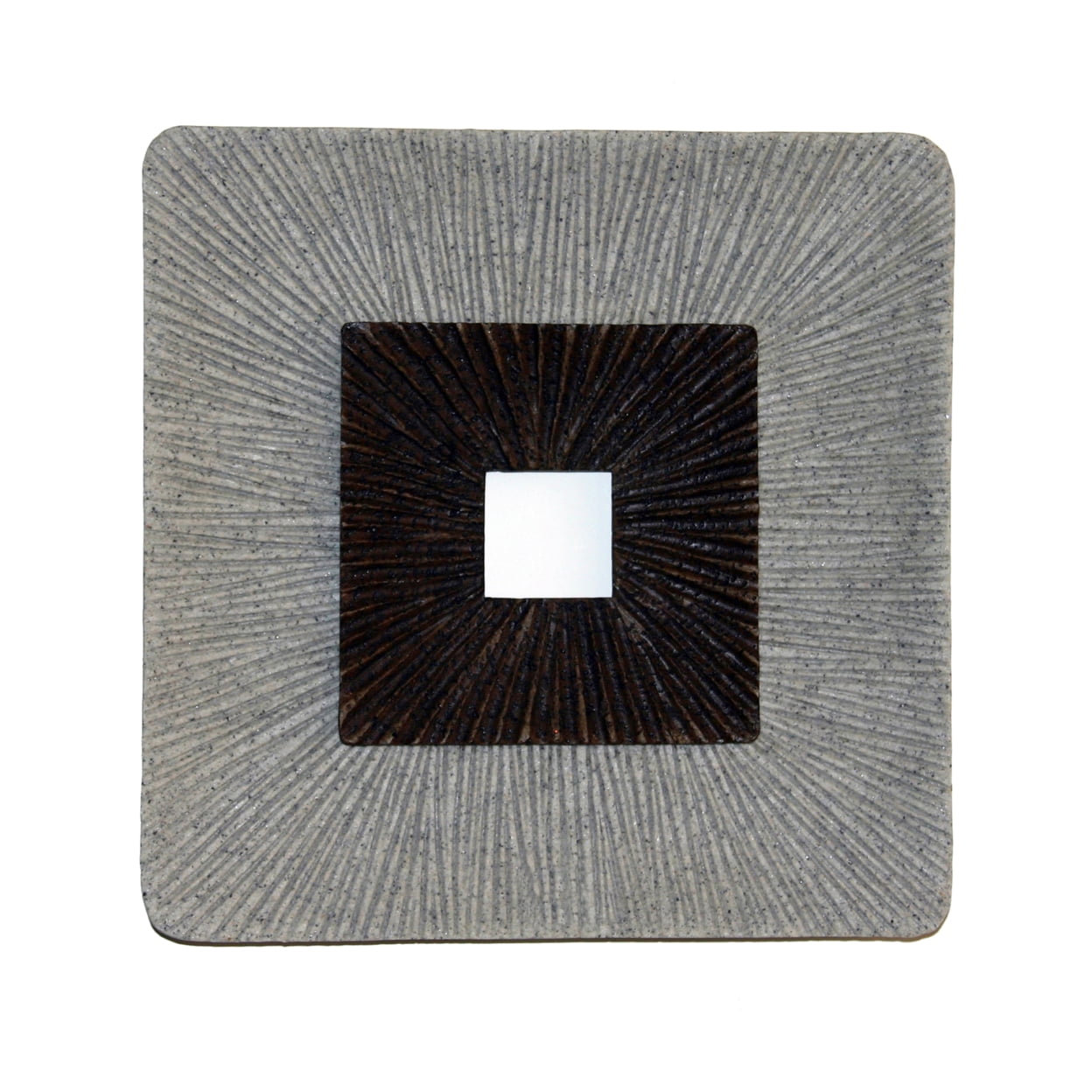 Encaved Square Wall Art Ribbed Finish 19" X 2.36" - Pack Of 2 - Walmart.com