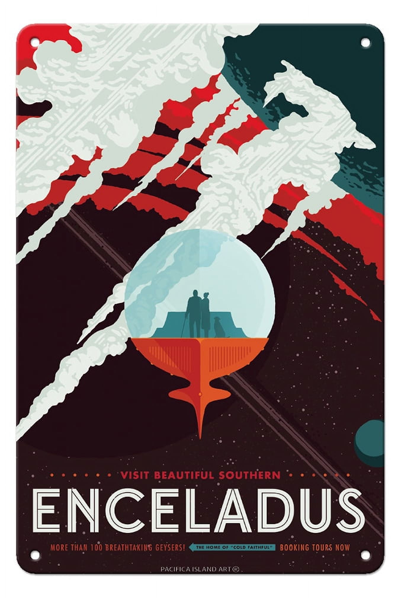 Enceladus - More than 100 Breathtaking Geysers - NASA Exoplanet Travel ...