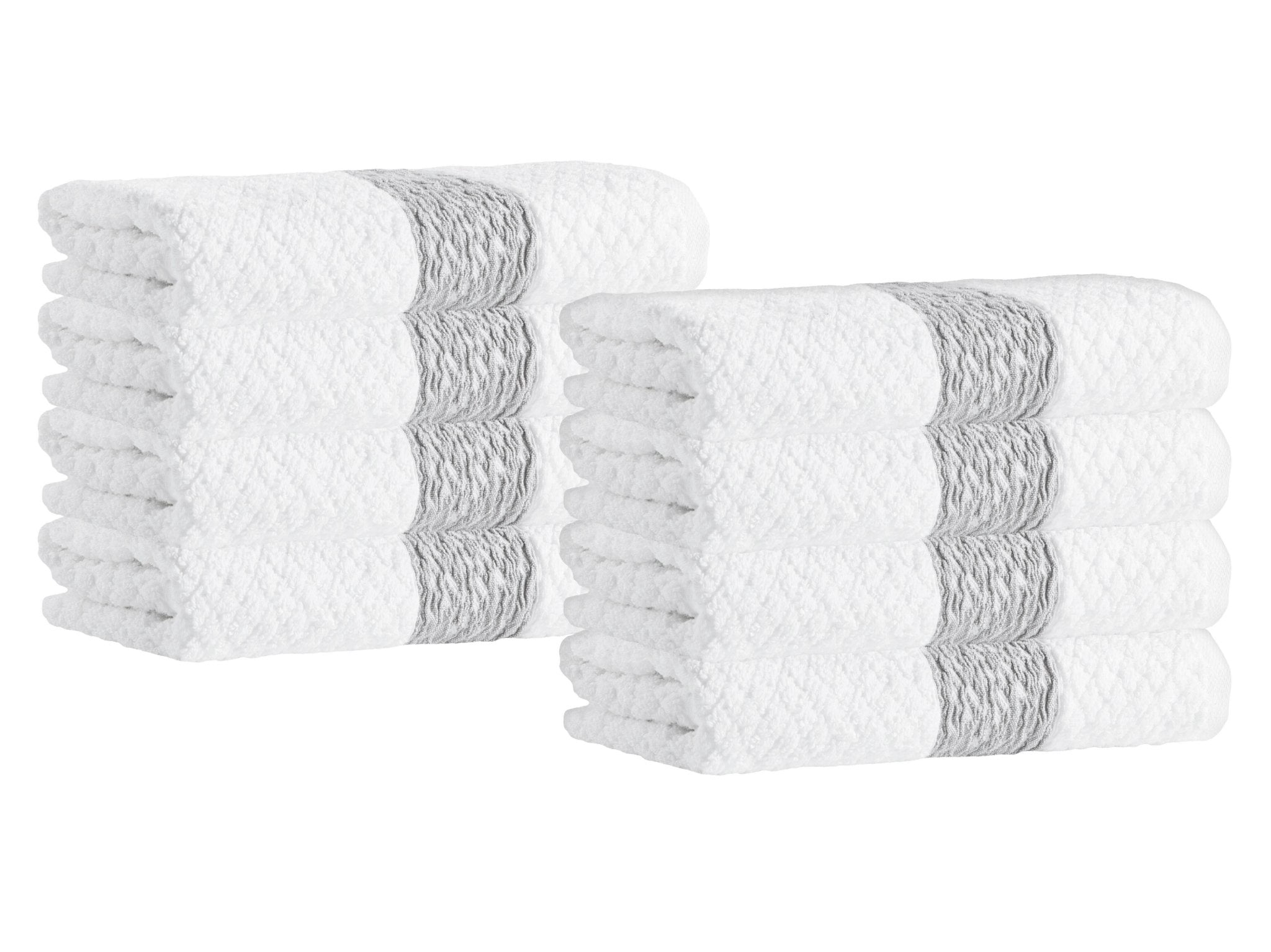 Enchante Home - Anton Hand Towels - 8 Piece Hand Towels, long staple ...