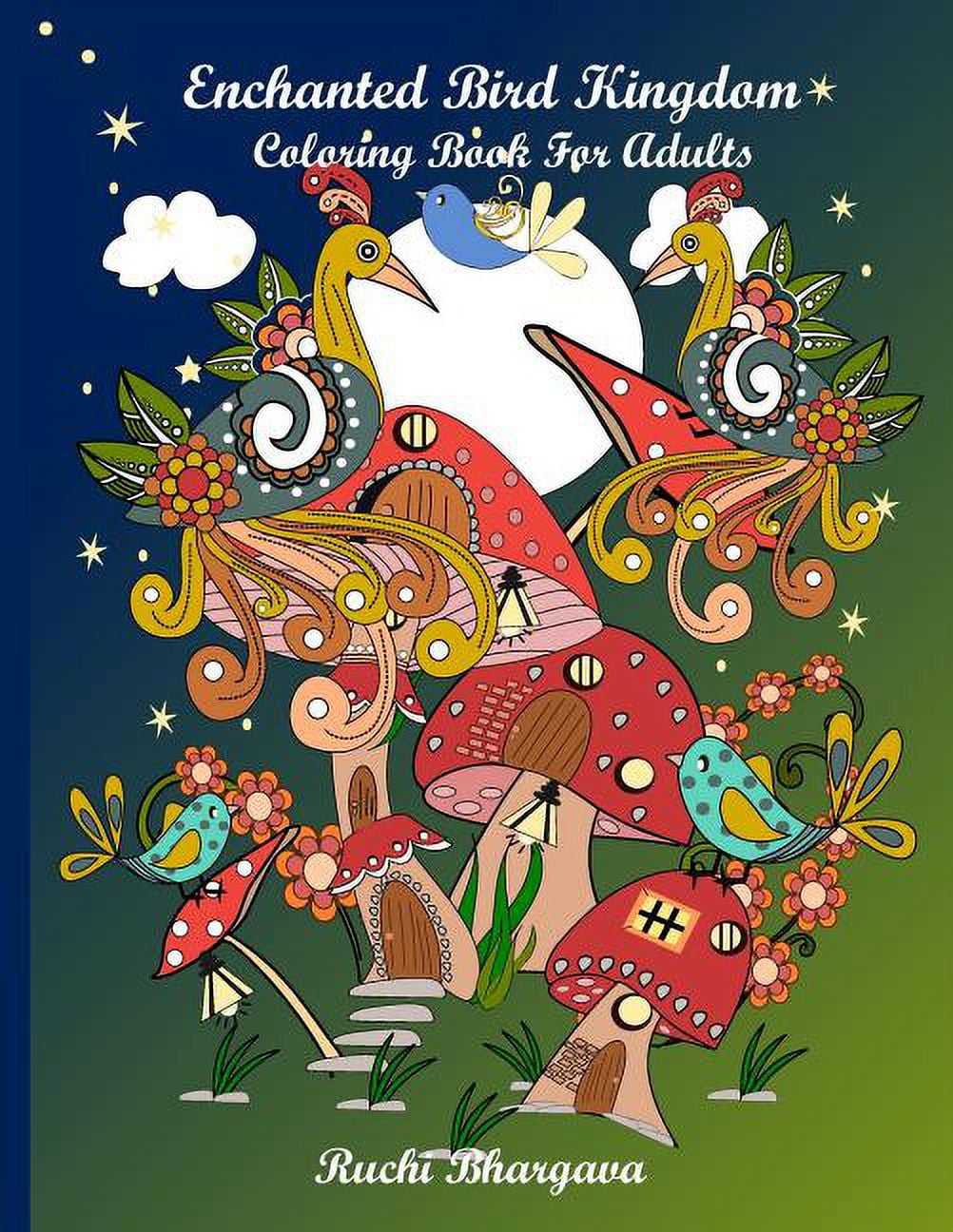 Enchanted Bird Kingdom: Enchanted Bird Kingdom-Beautiful Hand Drawn ...