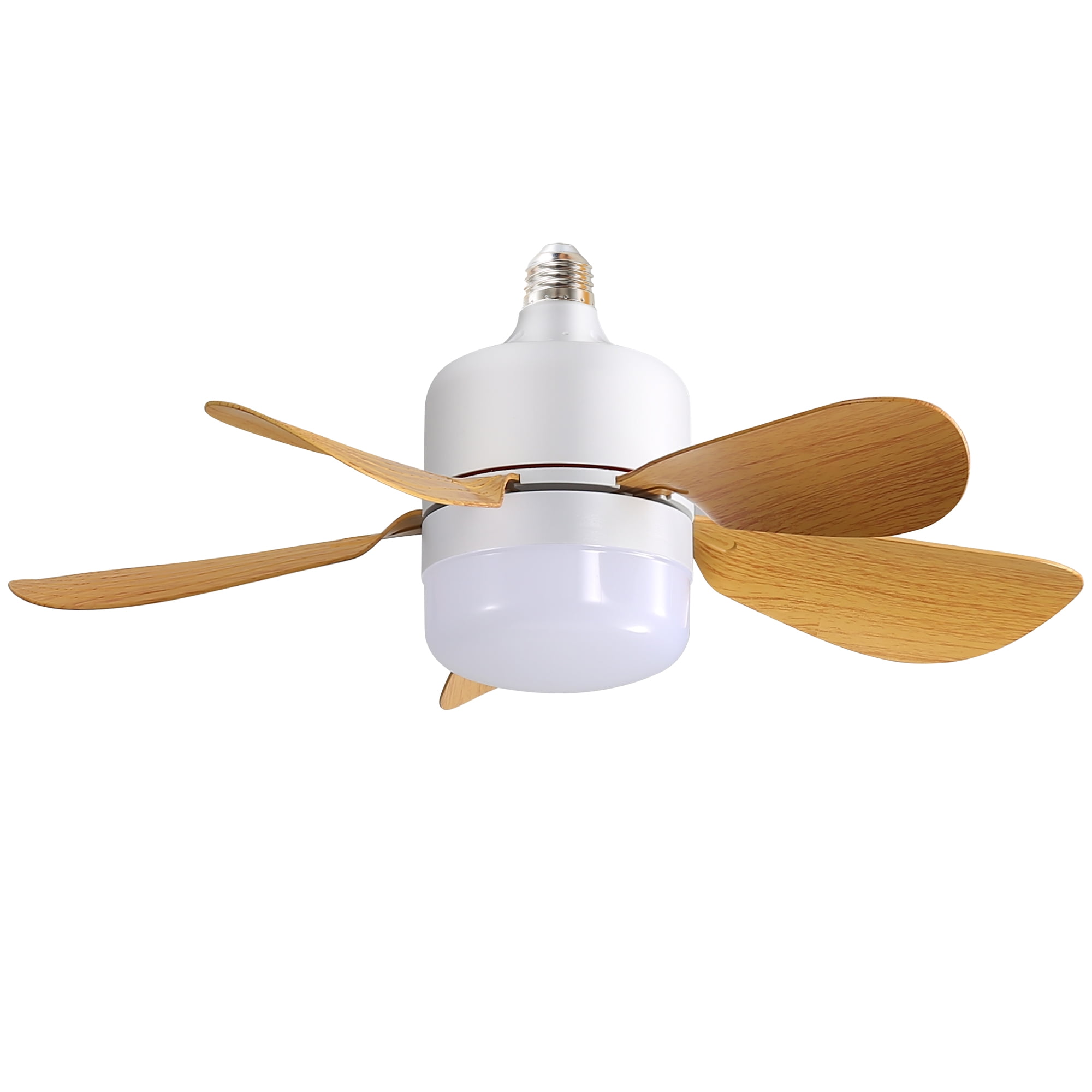 Enchanted Breeze 16" Socket Ceiling Fan with Light - Space-Saving ...