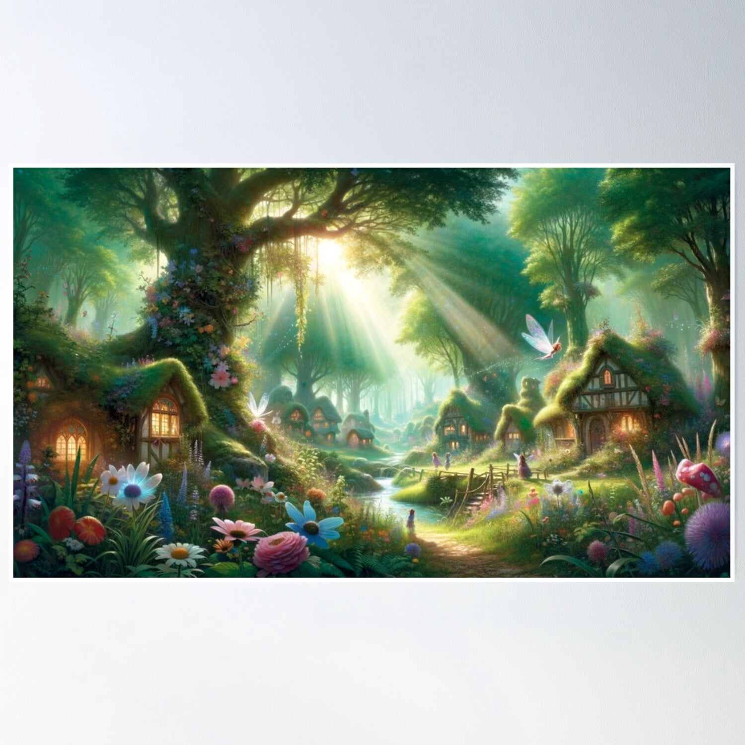 Enchanted Echoes: Chronicles Of The Feywild Poster Wall Art, Modern ...