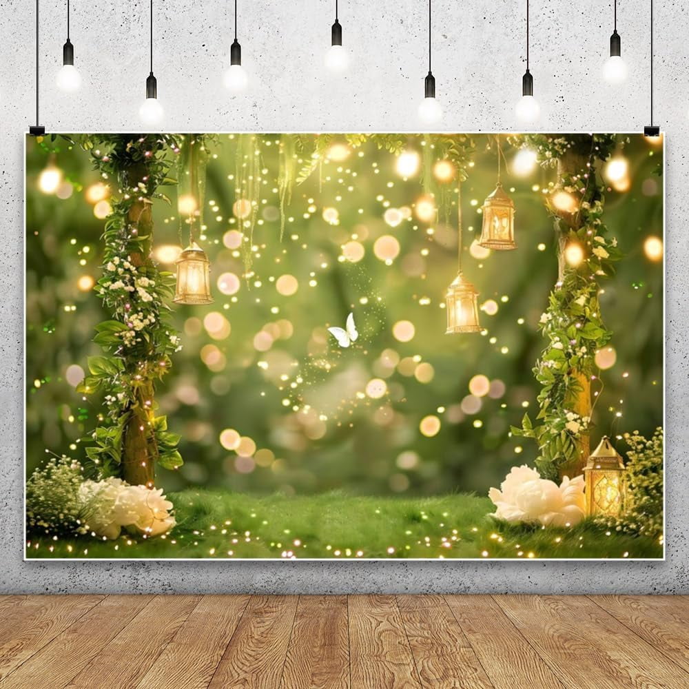 Enchanted Forest Backdrop Fairy Magical Garden Butterfly Wonderland ...