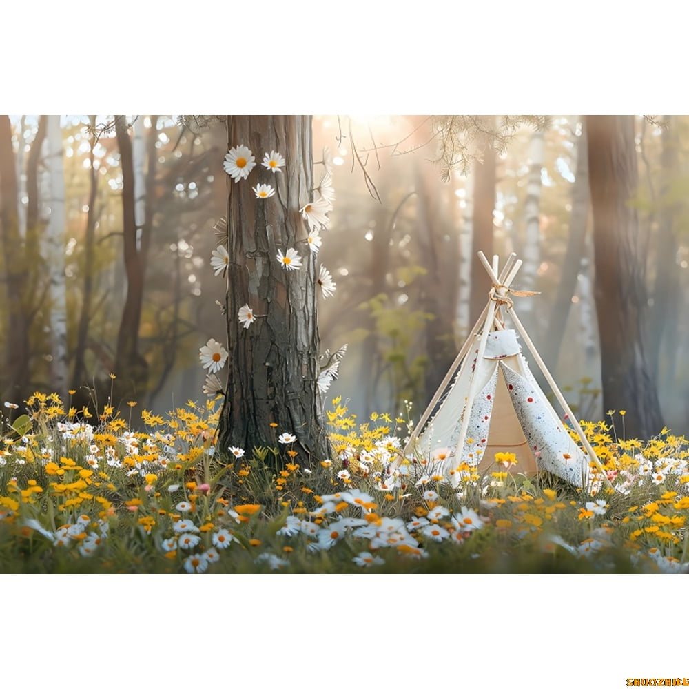Enchanted Forest Backdrop Fairy Tale Fairyland Dreamy Natural Jungle ...