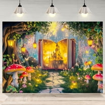 Enchanted Forest Backdrop Fairy Magic Forest Photography Background ...