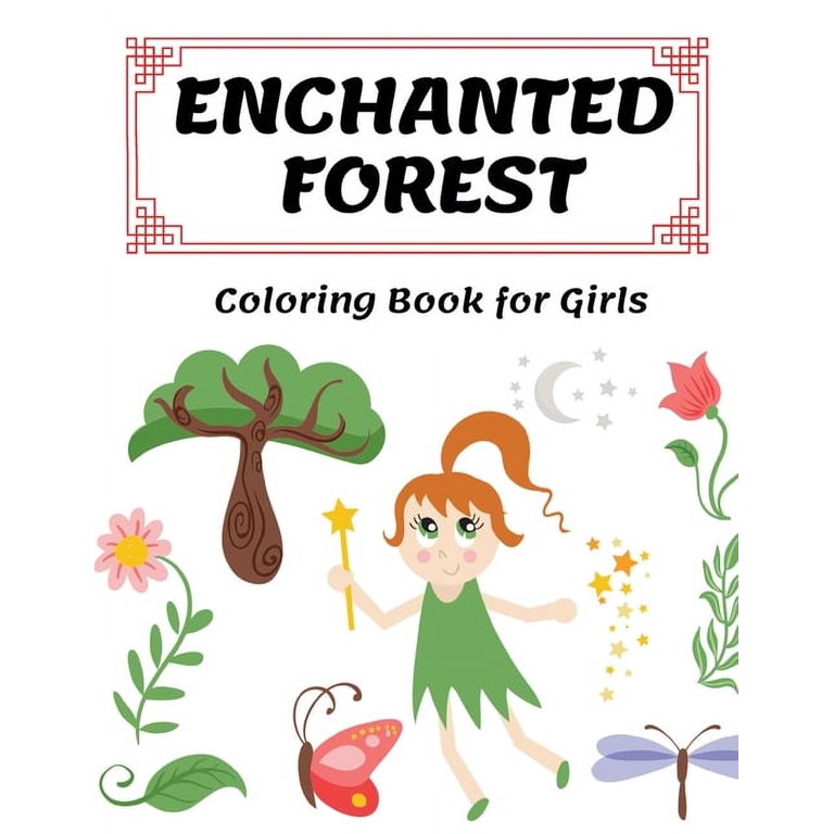 the enchanted forest coloring book