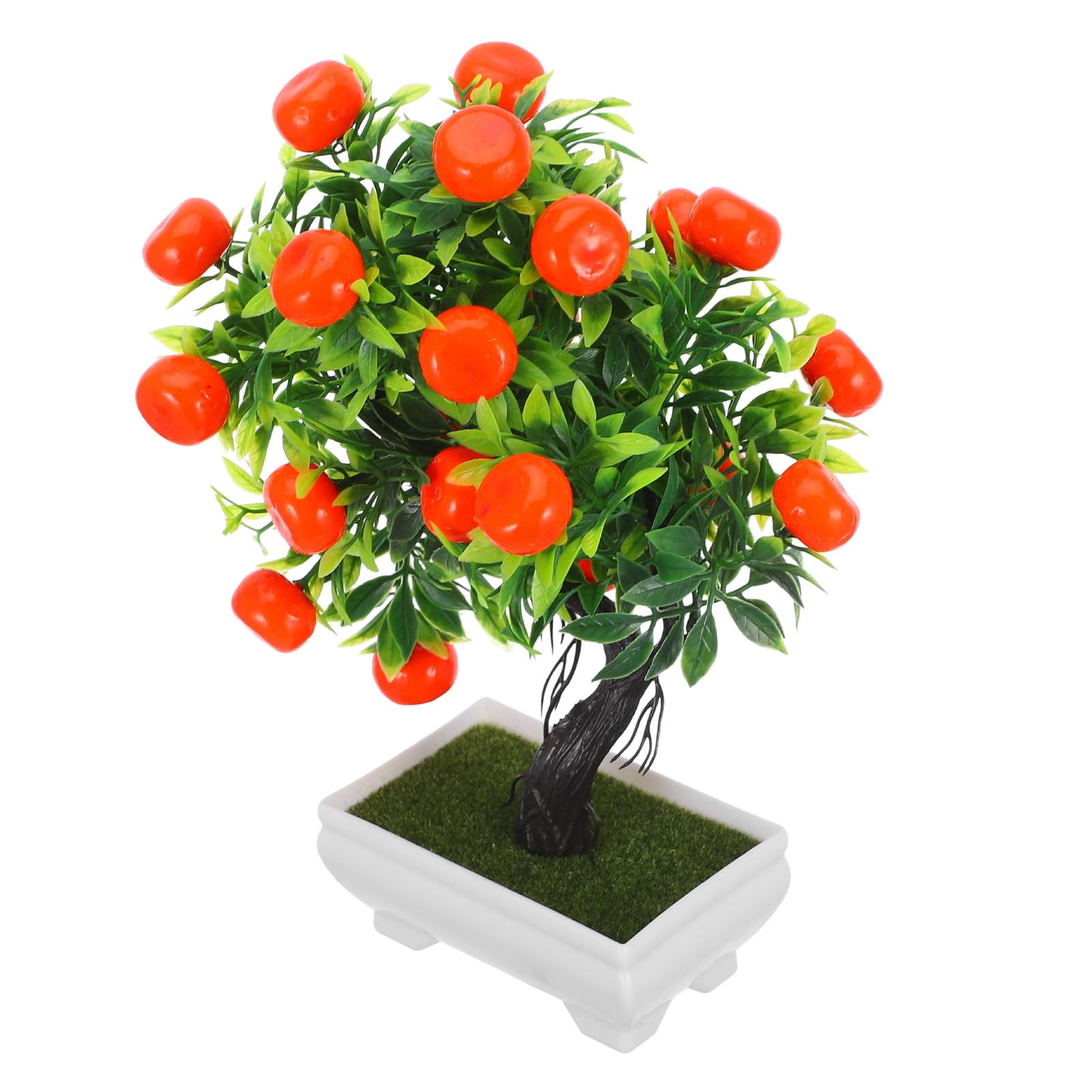 Enchanted Forest Decorations Artificial Orange Tree Plastic Fruit ...