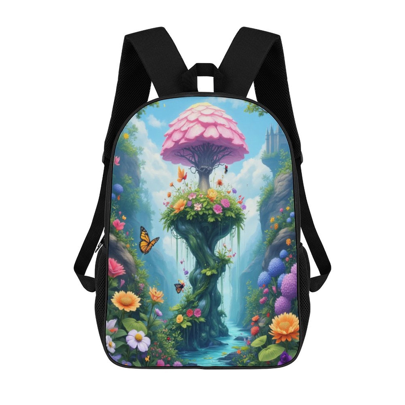 Enchanted Forest Fantasy 3D Print 17in adolescent backpack Bags Laptop ...