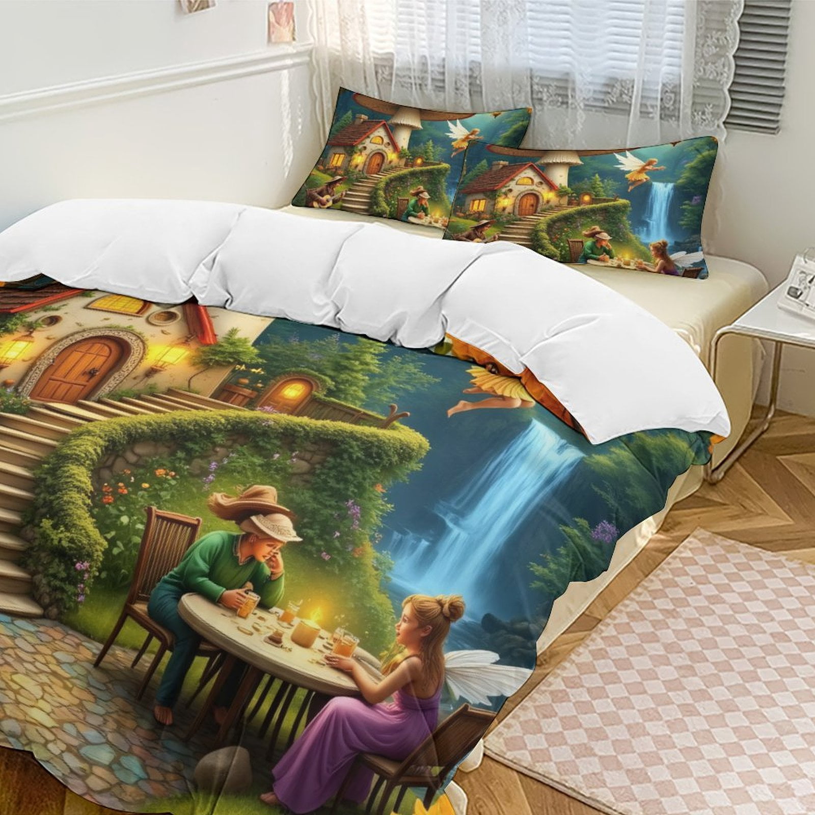 Enchanted Forest Gathering Duvet Cover Set Bedding Set Polyester Quilt ...