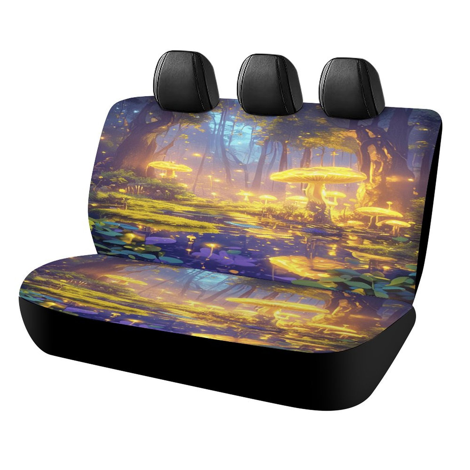 Enchanted Forest Glow(2)-3 Rear Seat Covers, Car Backseat Protector ...