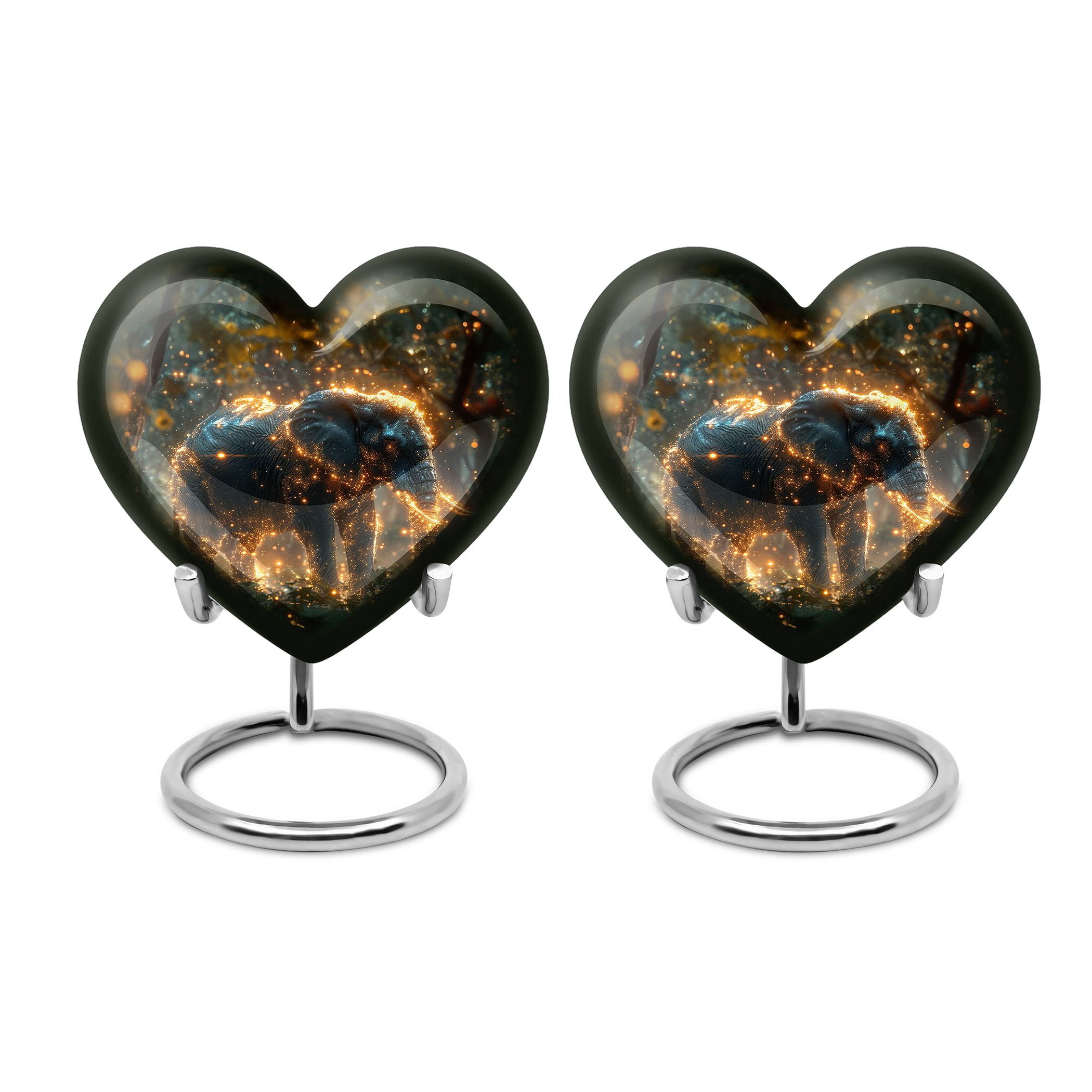 Enchanted Forest Heart Cremation Urn For Human Memories - Urns For ...