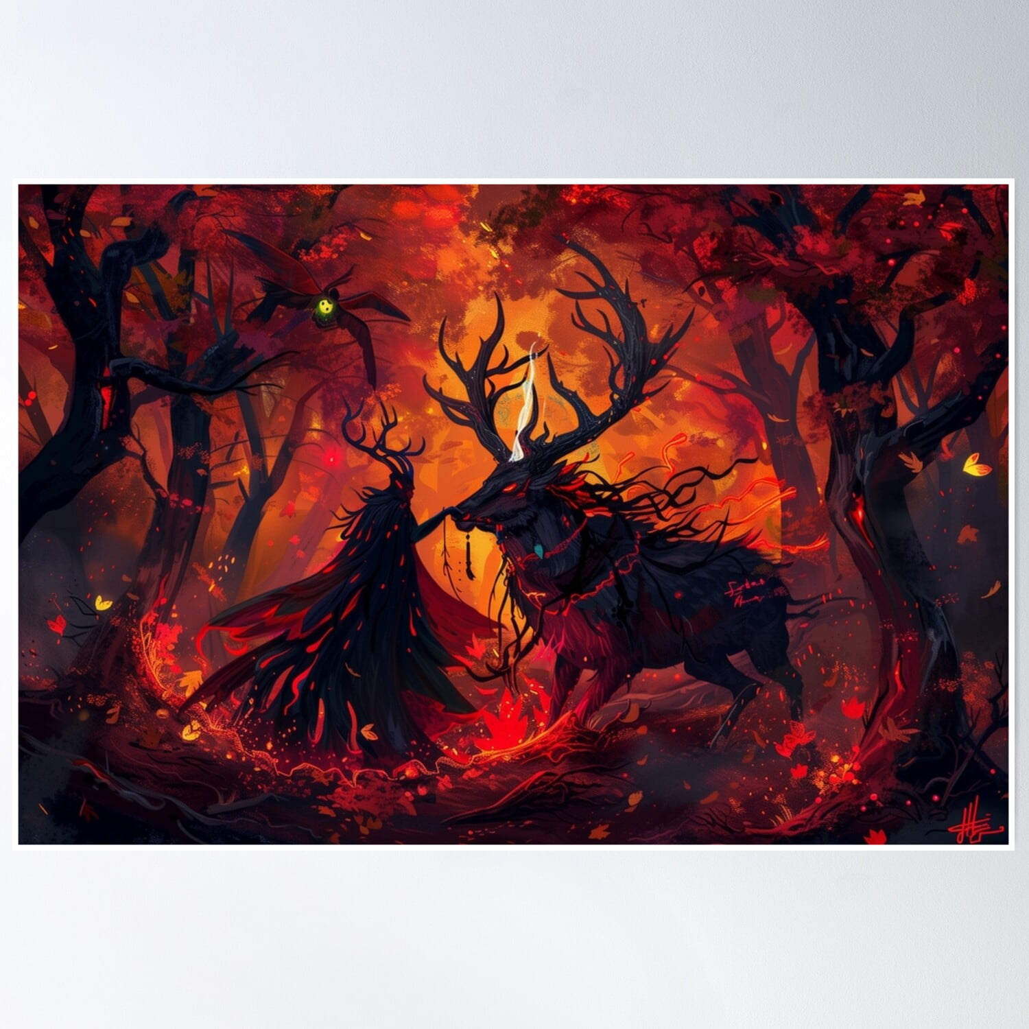 Enchanted Forest Poster Wall Art, Modern Wall Decor, 12x18 UNFRAMED - Walmart.com