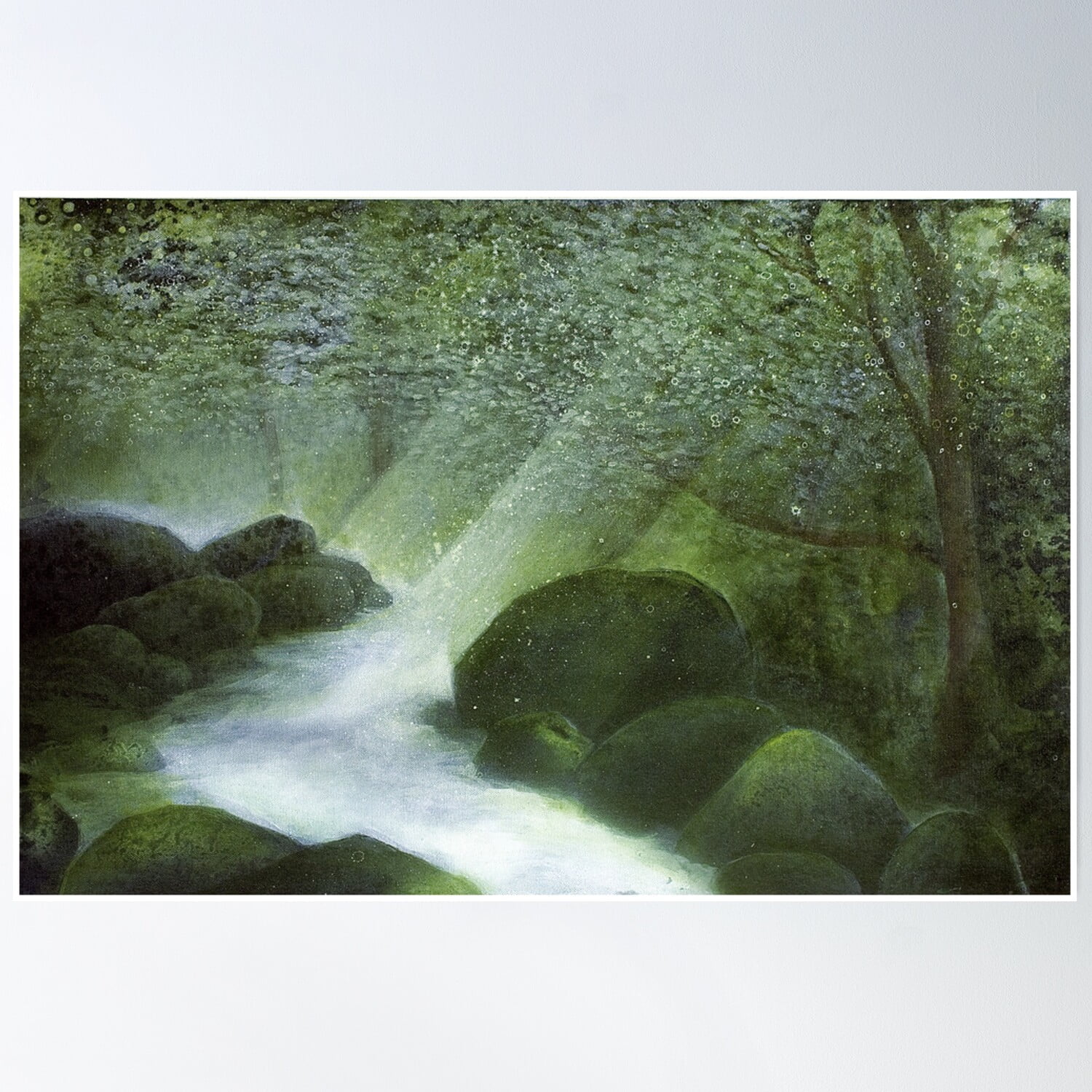 Enchanted Forest Poster Wall Art, Modern Wall Decor, 24x36 UNFRAMED ...