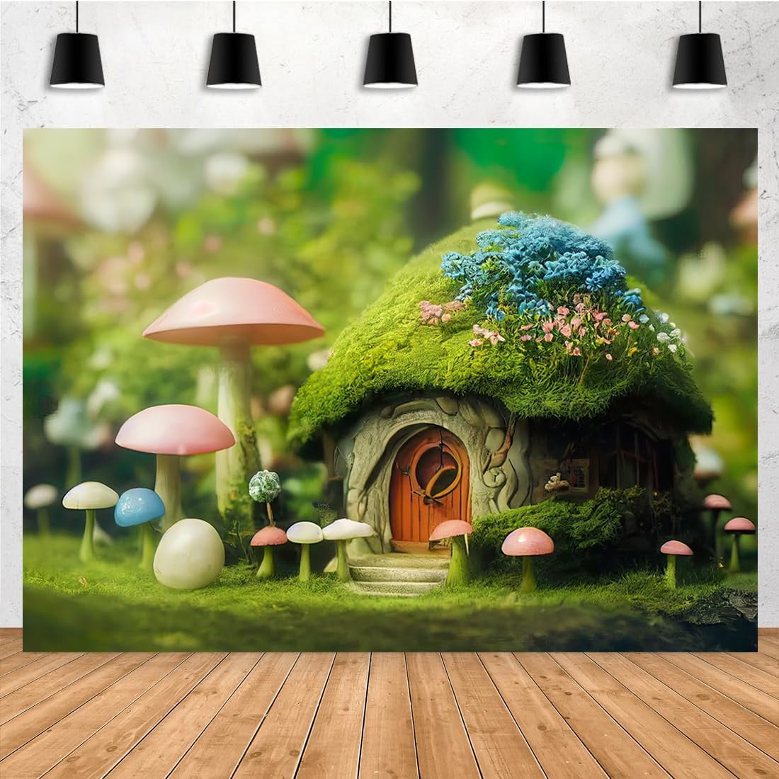 Enchanted Forest Spring Backdrop Photography Background Fairy Tale ...
