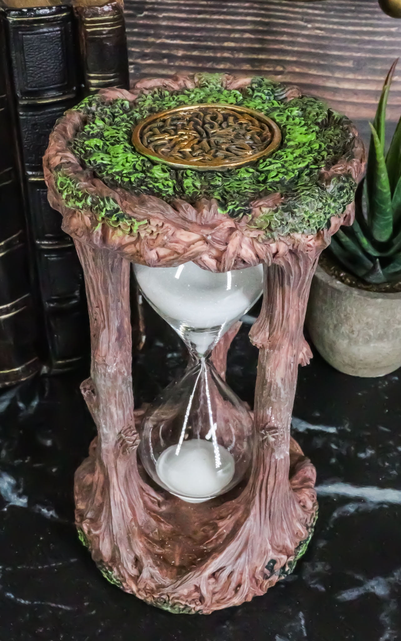Enchanted Forest Tree Of Life Sand Timer Figurine With Celtic Knotwork ...