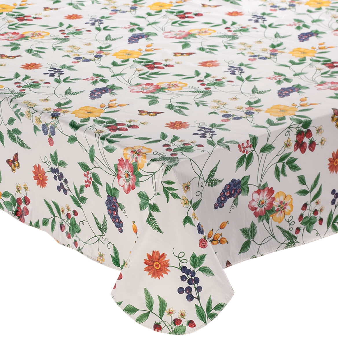 Enchanted Garden 100% Vinyl Tablecloth 60"X104" - Walmart.com