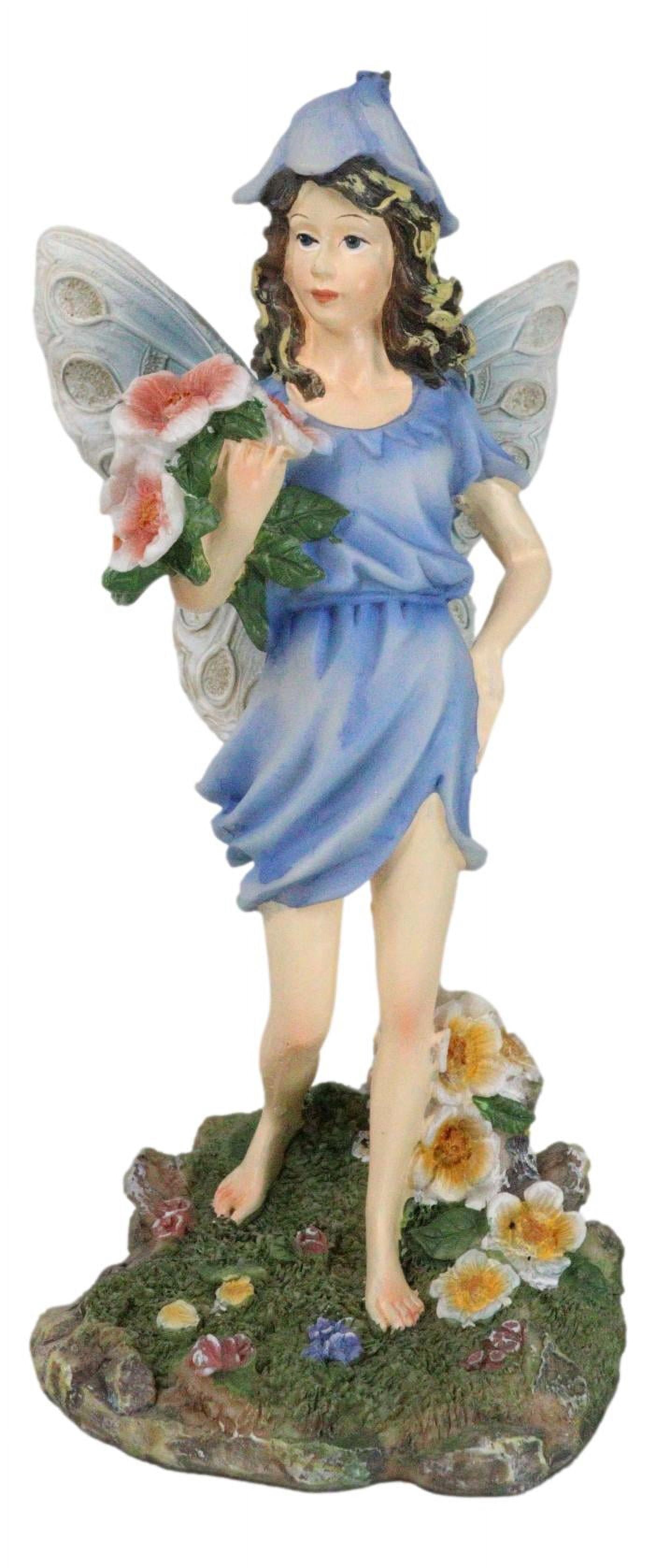 Enchanted Garden Bluebell Floral Fairy Carrying A Bouquet Of Flowers ...